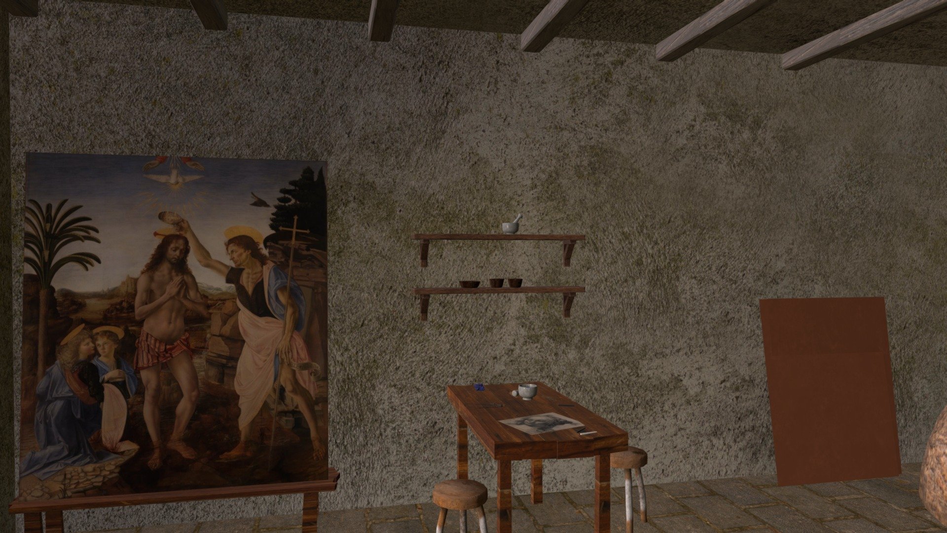 Reanimating the Italian Renaissance Workshop - 3D model by ZeuxisVR ...