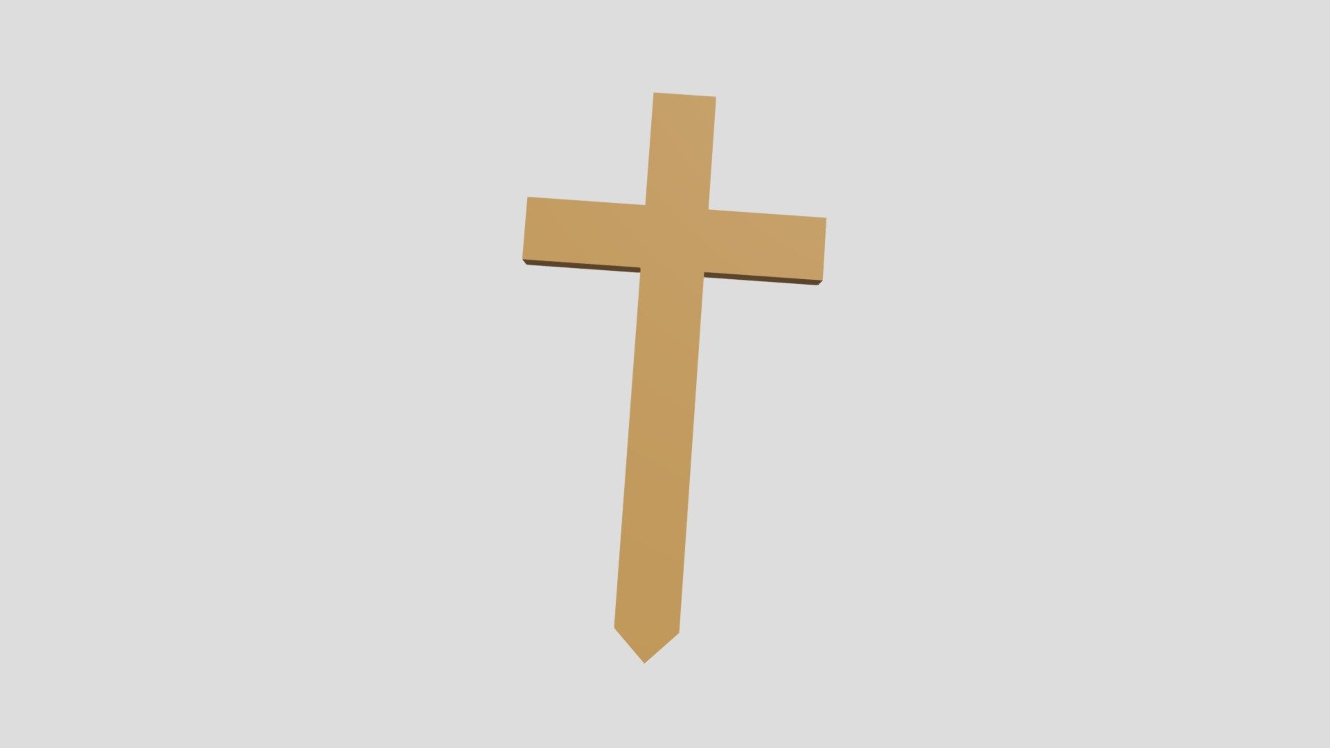 Simple Cross - Download Free 3D model by 19006693 [091ea26] - Sketchfab