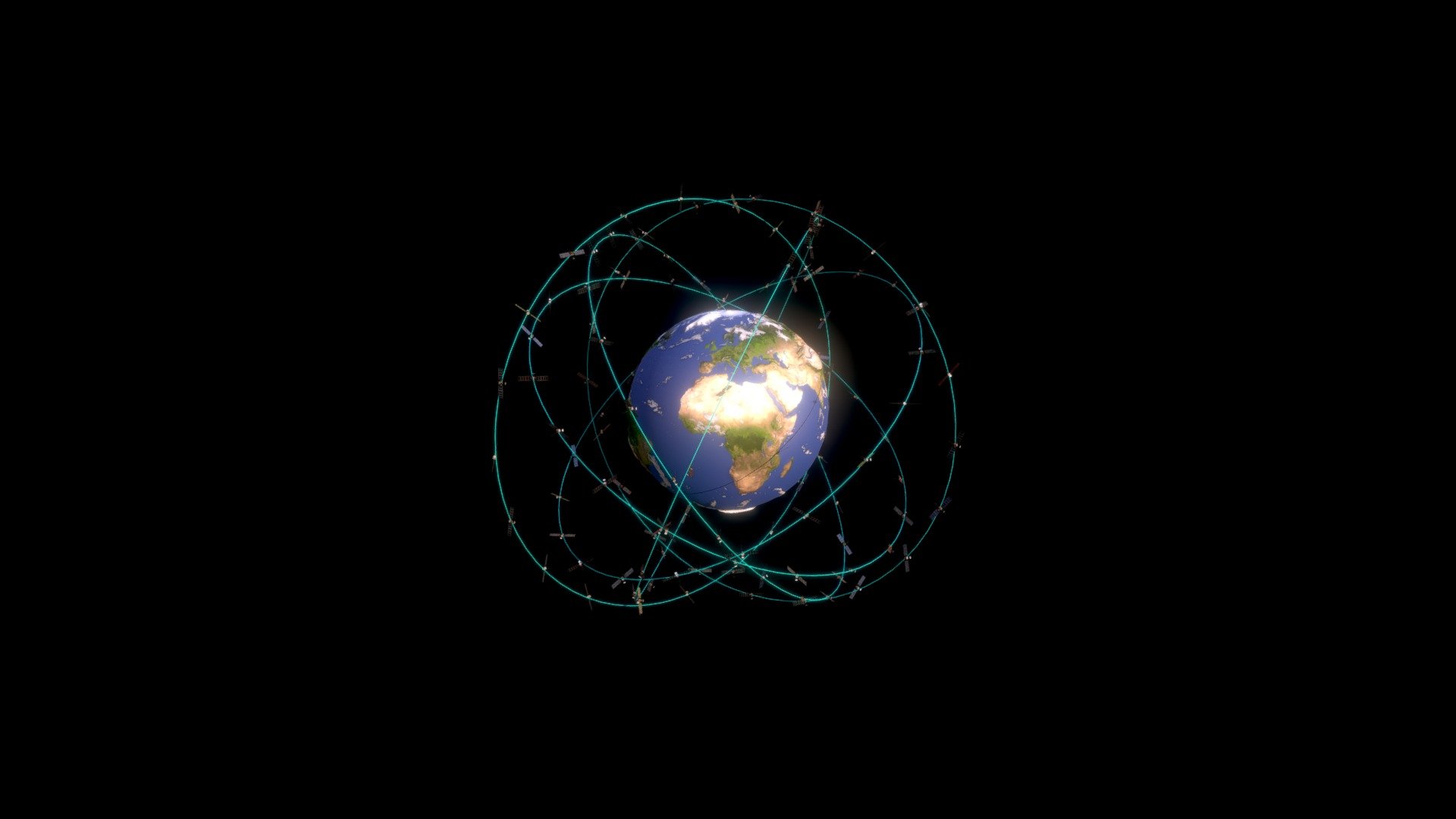 Earth Sketchfab Satellites_5 - 3D model by 3D AGENTUR (@3D-A) [09207e3 ...