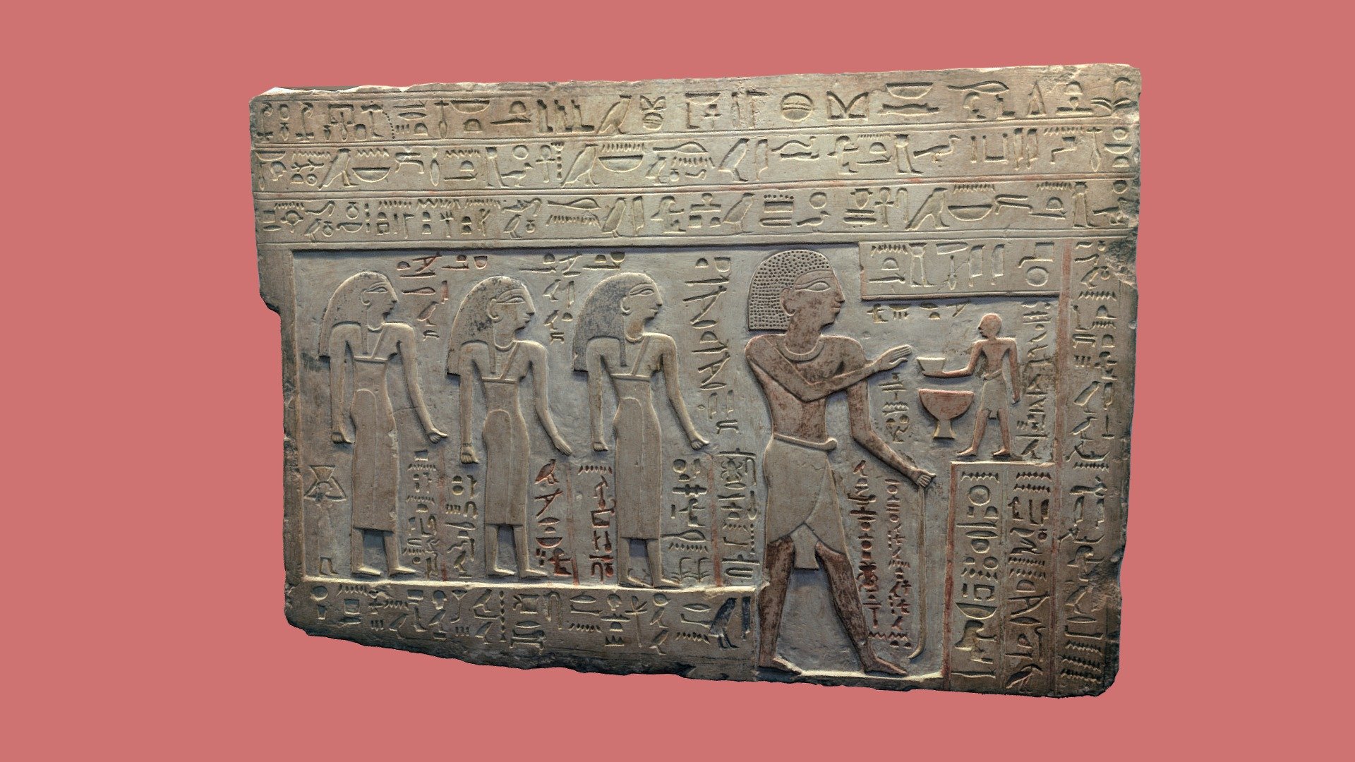 Stela of Intef - Download Free 3D model by danielpett [0922353] - Sketchfab