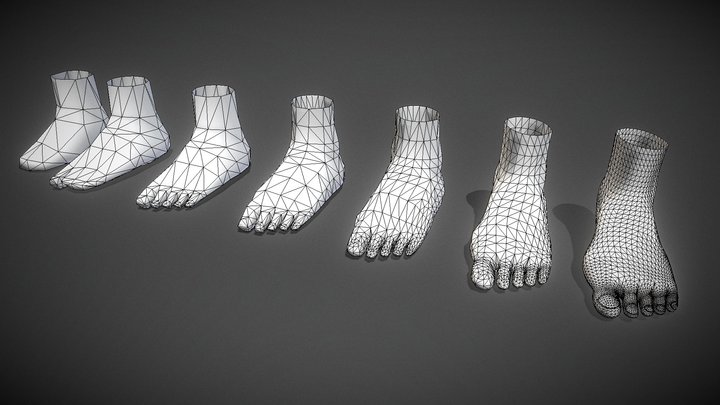 Footprint 3D models - Sketchfab