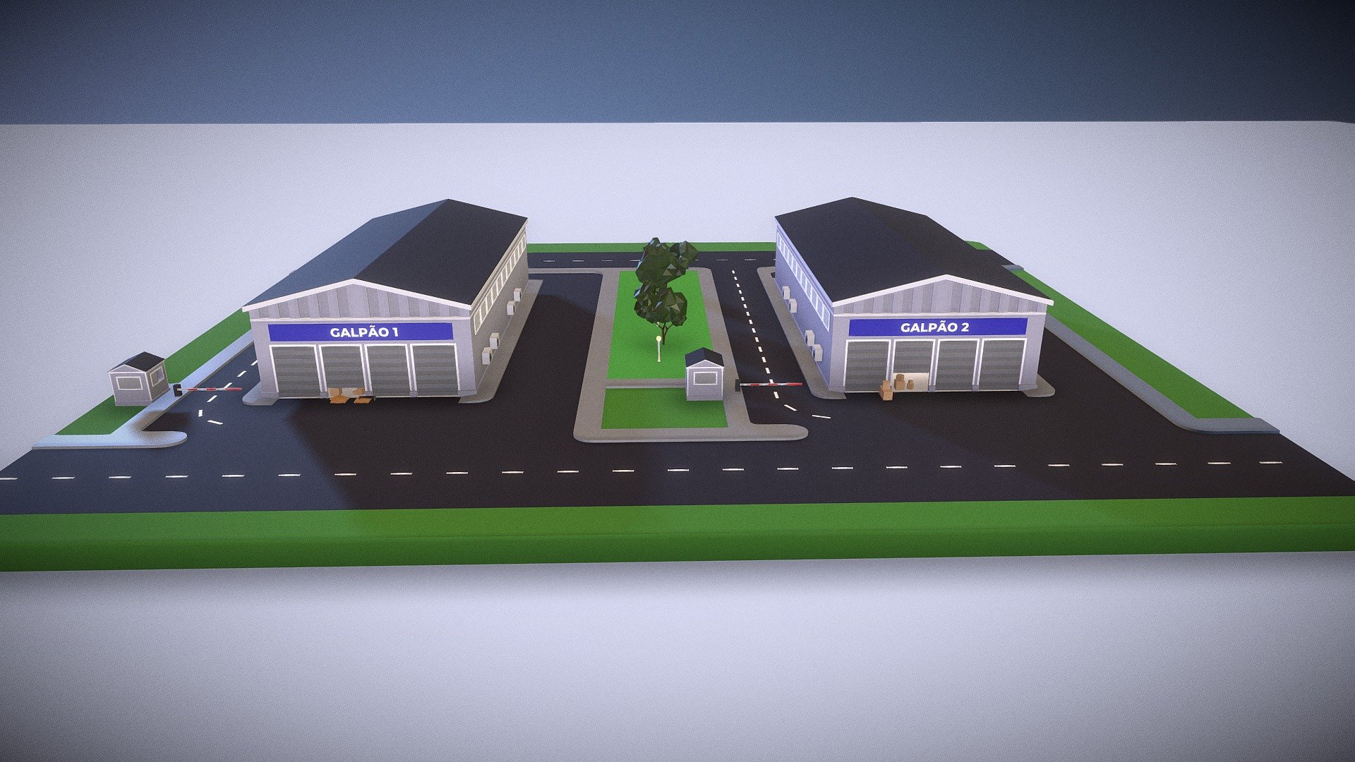 Logistics Center - 3D model by Valter C. (@valterqueiroz) [09250d1 ...