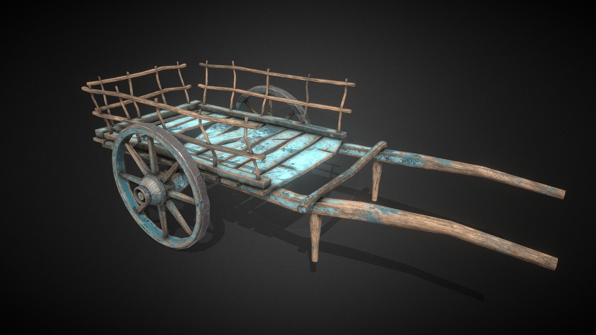 Hand Cart - Buy Royalty Free 3D model by Aditya3dDesign [0926056 ...