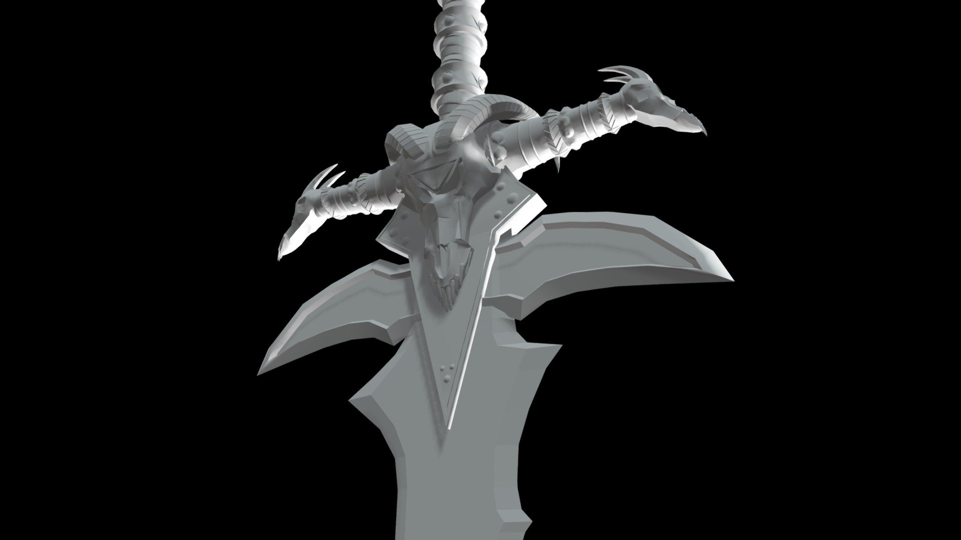 Lich sword | Warcraft - Download Free 3D model by danmars [0928121 ...