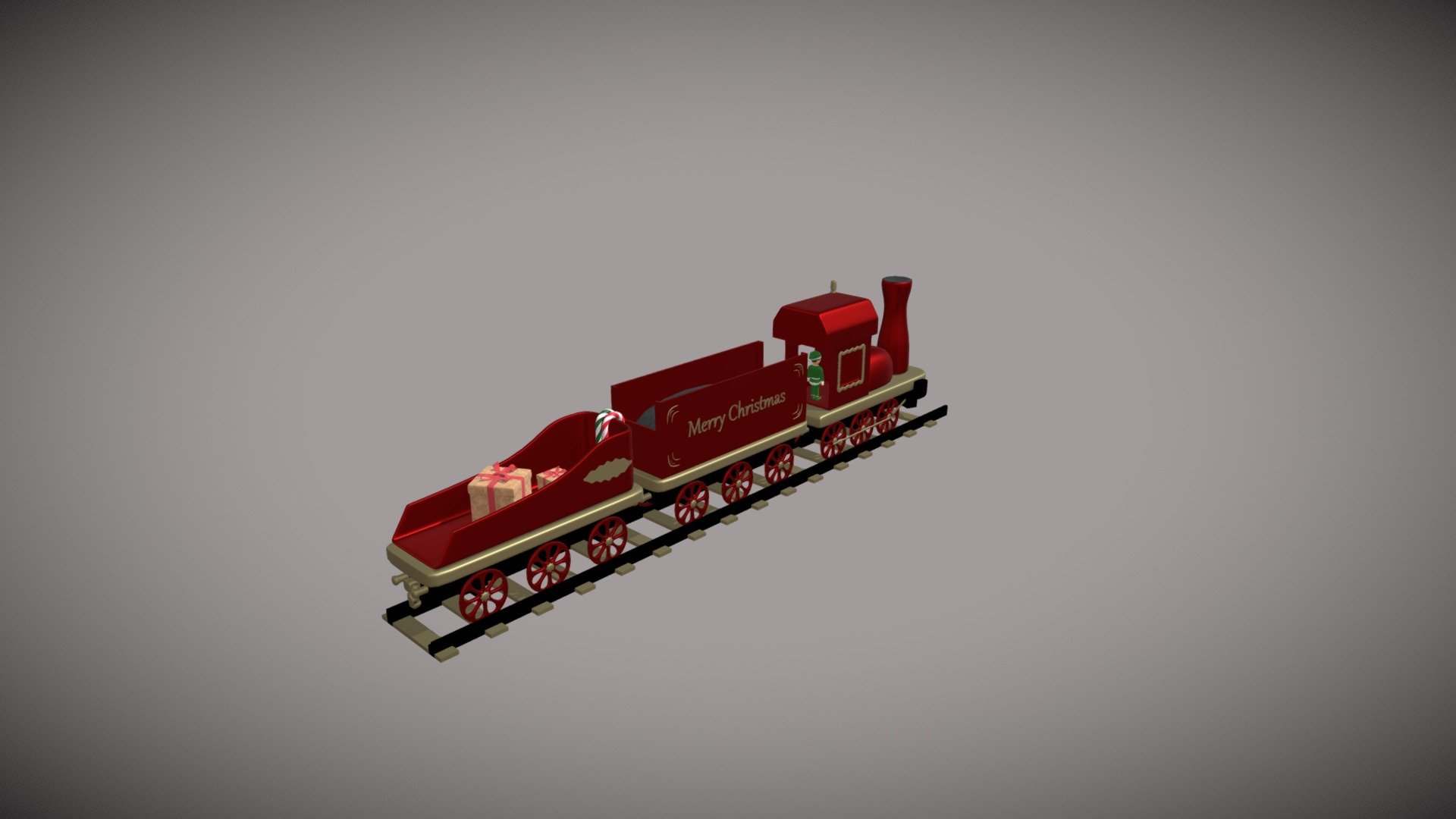 Toy Train - 3D model by factoryofillusions [092ad5c] - Sketchfab