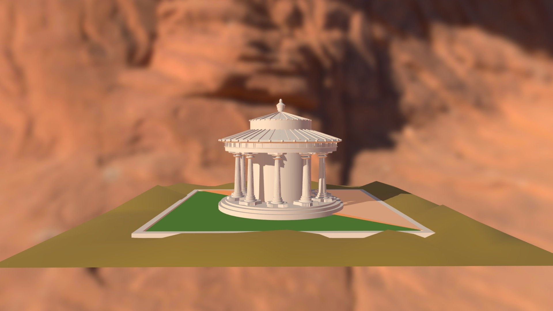 Athena's Temple - 3D model by Just BK (@JustBK) [092bd4c] - Sketchfab