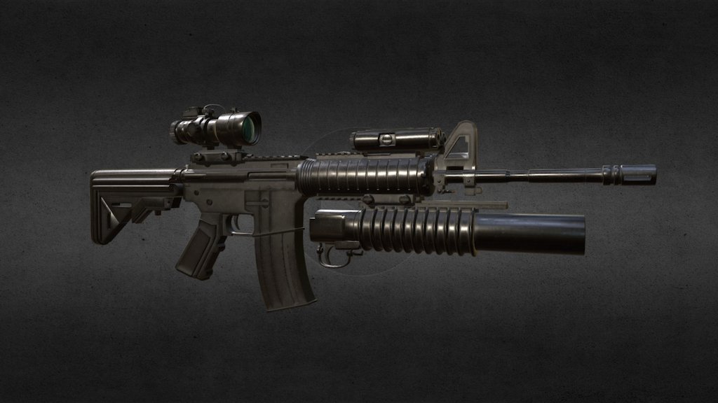 M4 - 3D model by Rasoul.Sokhansanj [092c26d] - Sketchfab