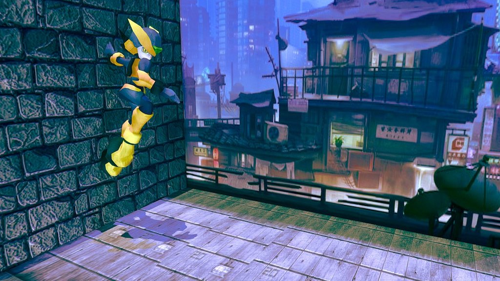 Rockman character With Wall Pose - 3D model by Aaron Villanueva ...