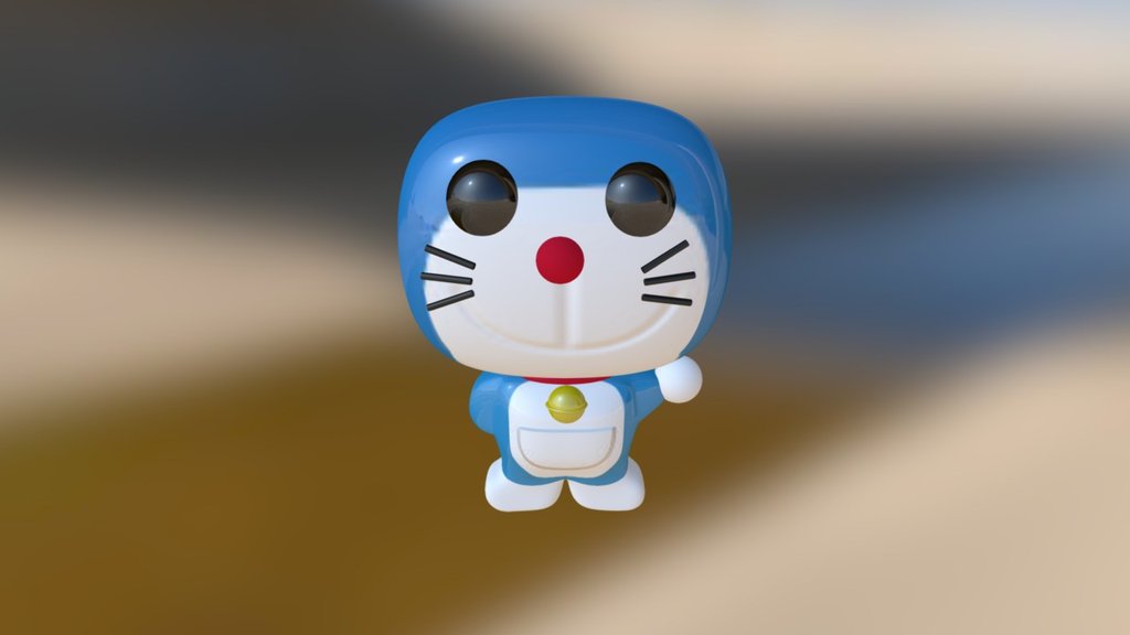 Doraemon - 3D model by David H (@davidhs) [092f271] - Sketchfab