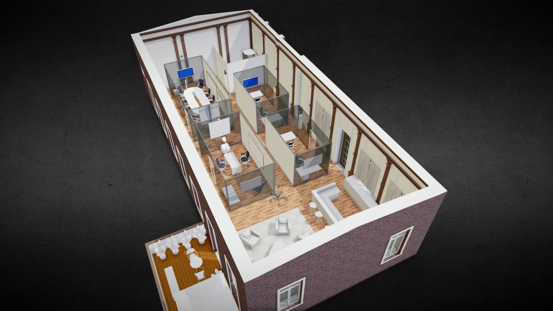 Hall 3 - 3D model by SyedAliHasan [0930569] - Sketchfab