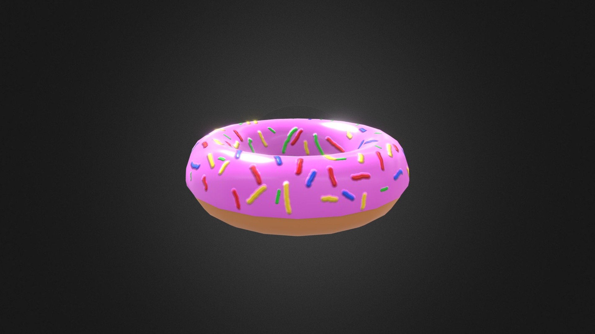 simpleDonut - 3D model by hatimms [0931f9d] - Sketchfab
