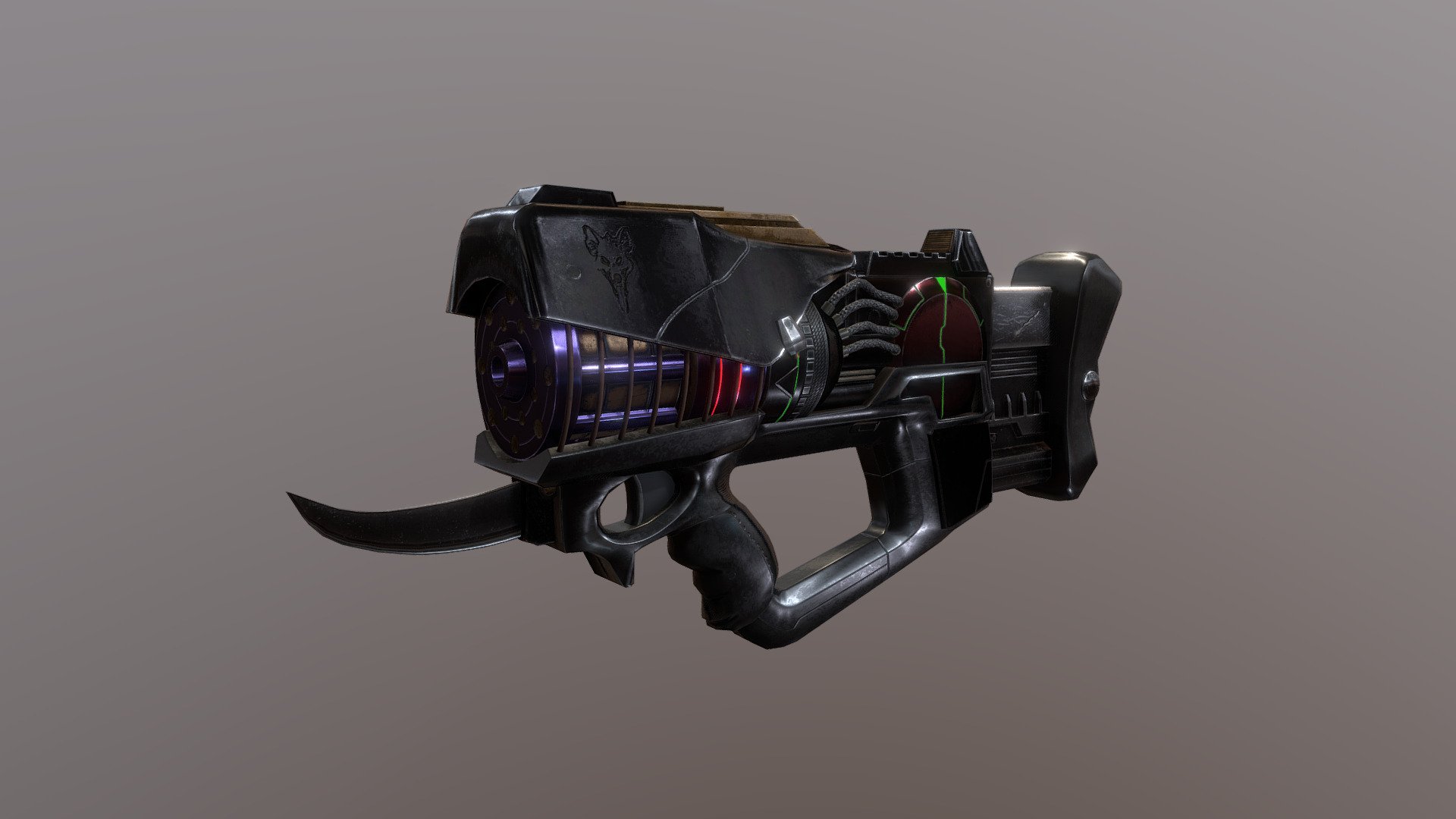 Sci-fi Submachine gun - 3D model by Herr Wolf (@WOLF911) [093253f ...