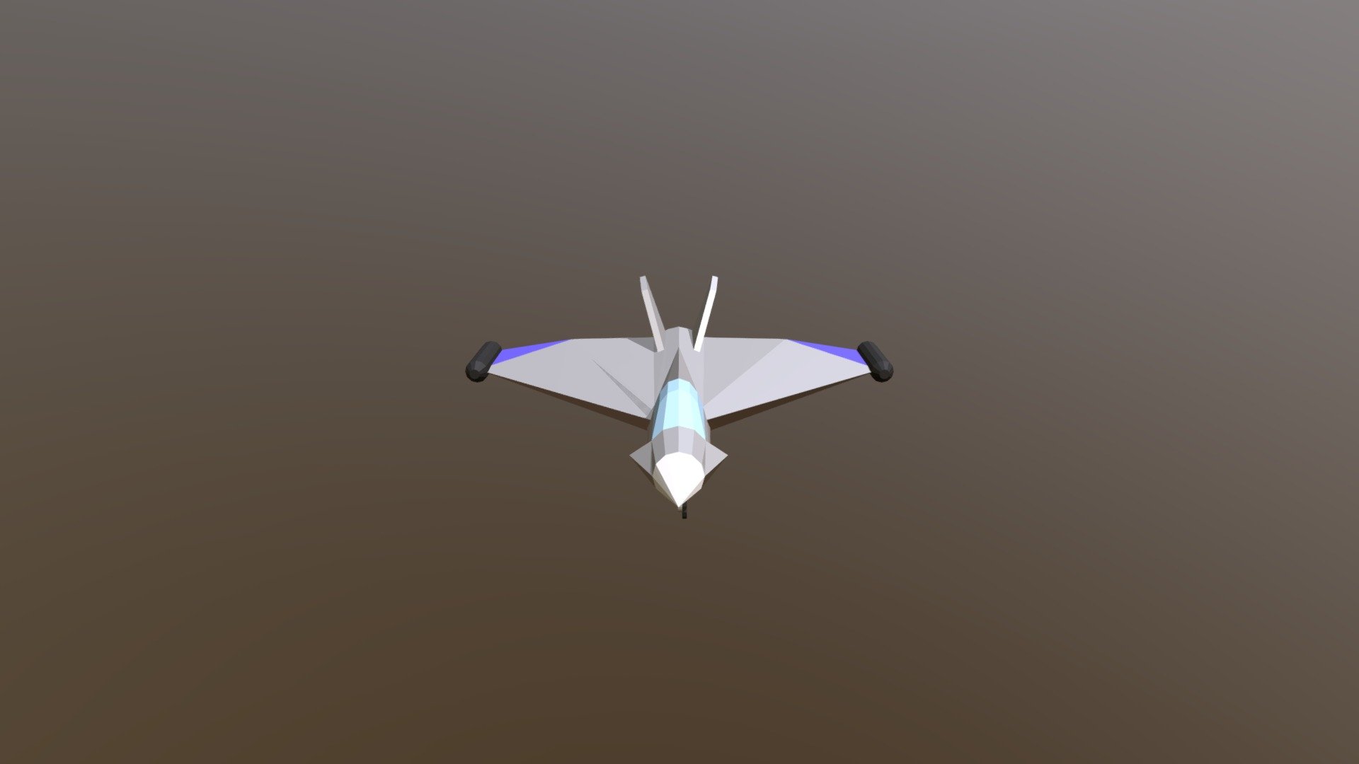 Airplane low poly - 3D model by GeneralBebibou [09328e1] - Sketchfab