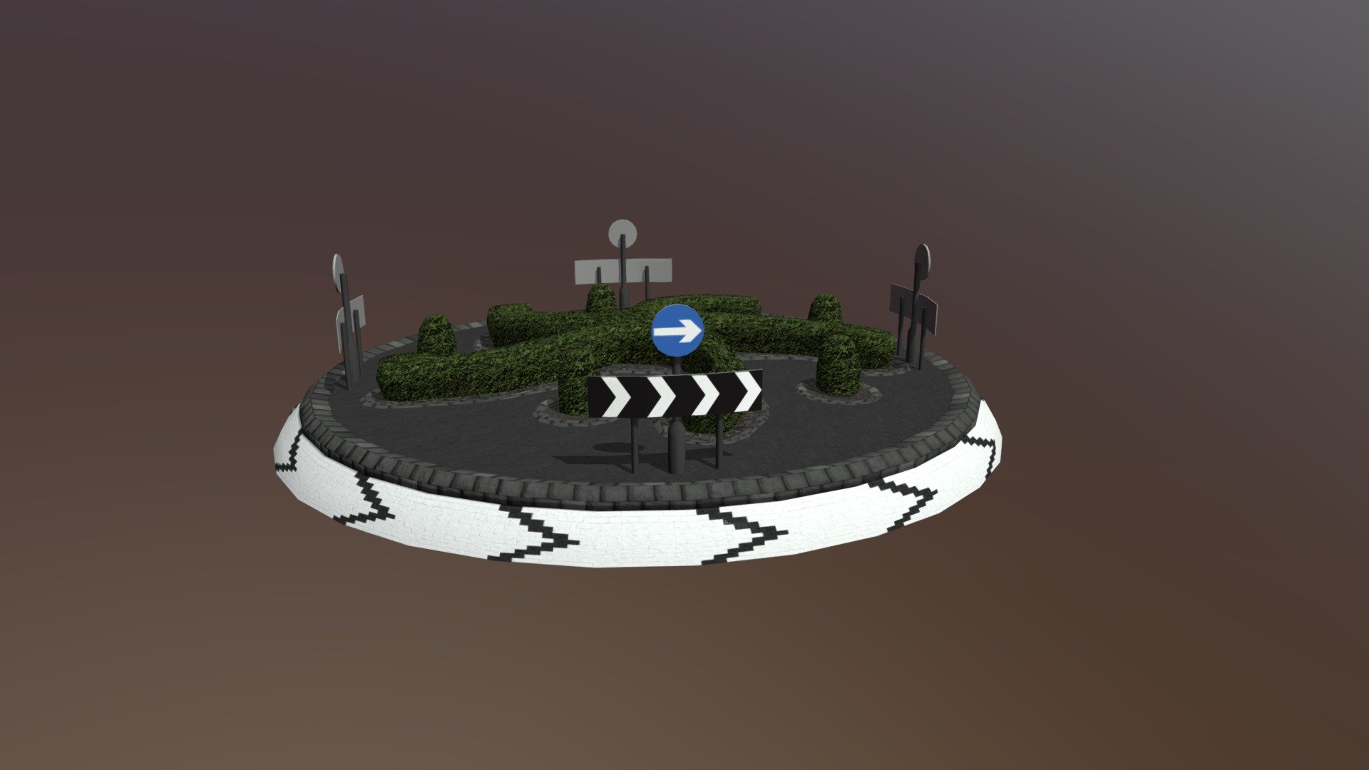 Roundabout - Download Free 3D model by Euan Mitchell (@tigg) [09355c1 ...