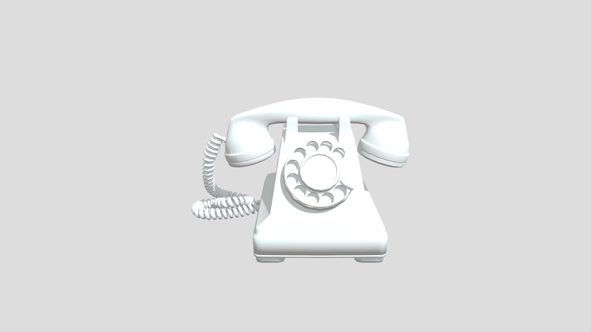 Rotary Phone - 3D model by joewakerley [09381dc] - Sketchfab