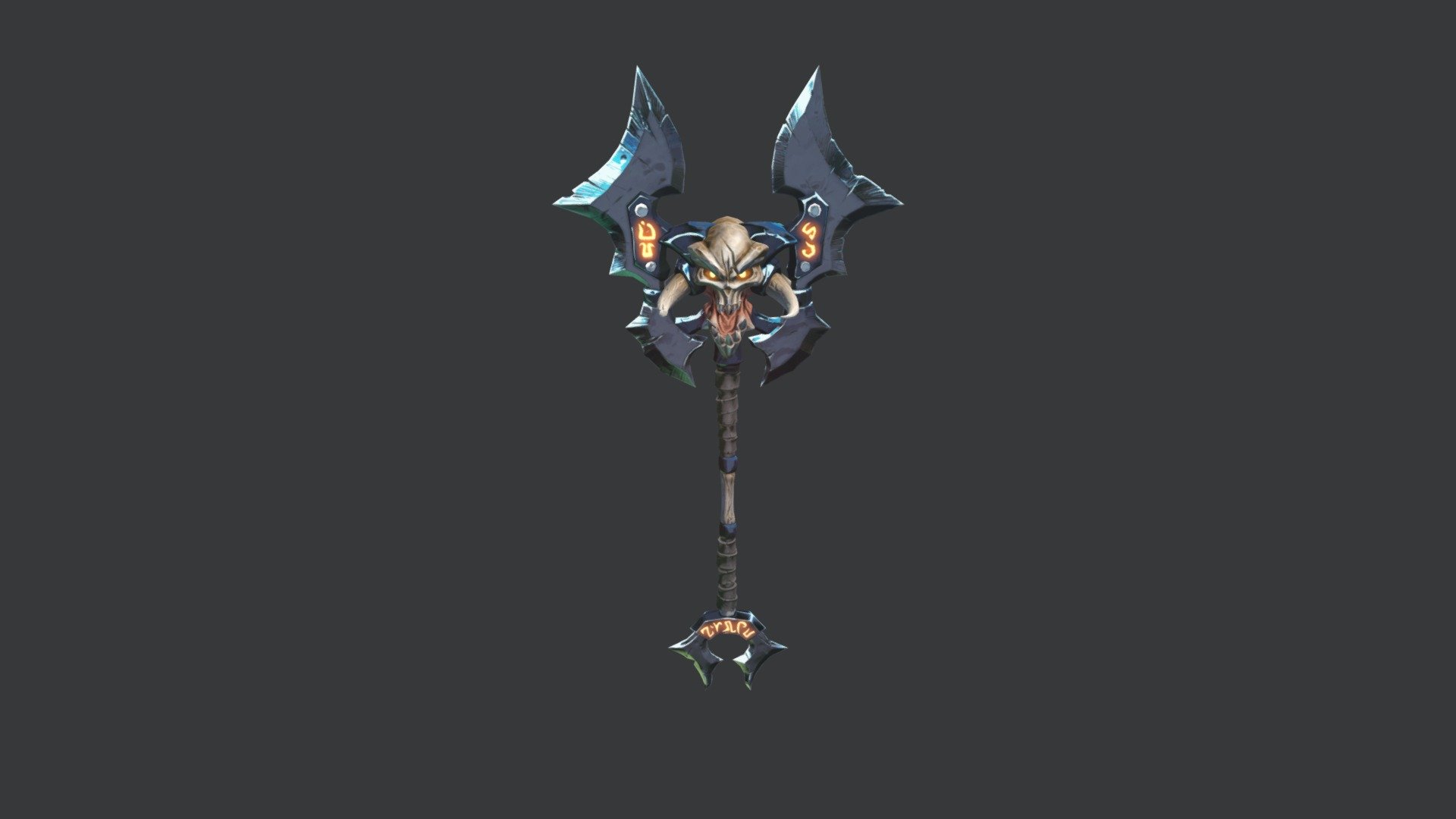 Soul Feller - Stylized demon axe - 3D model by sizertz [09382cc ...