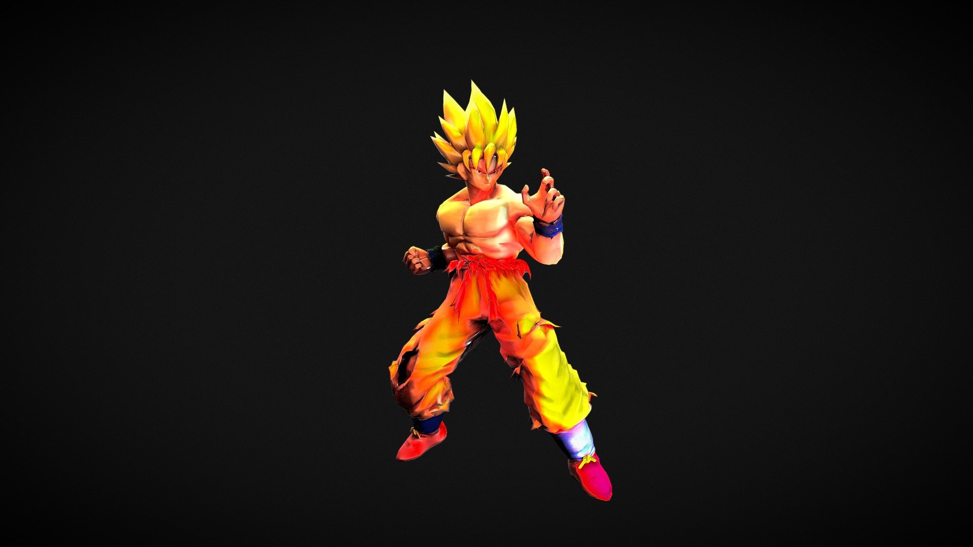 GOKU v2 - 3D model by SD Designer (@Mohan355634gh) [093842c] - Sketchfab