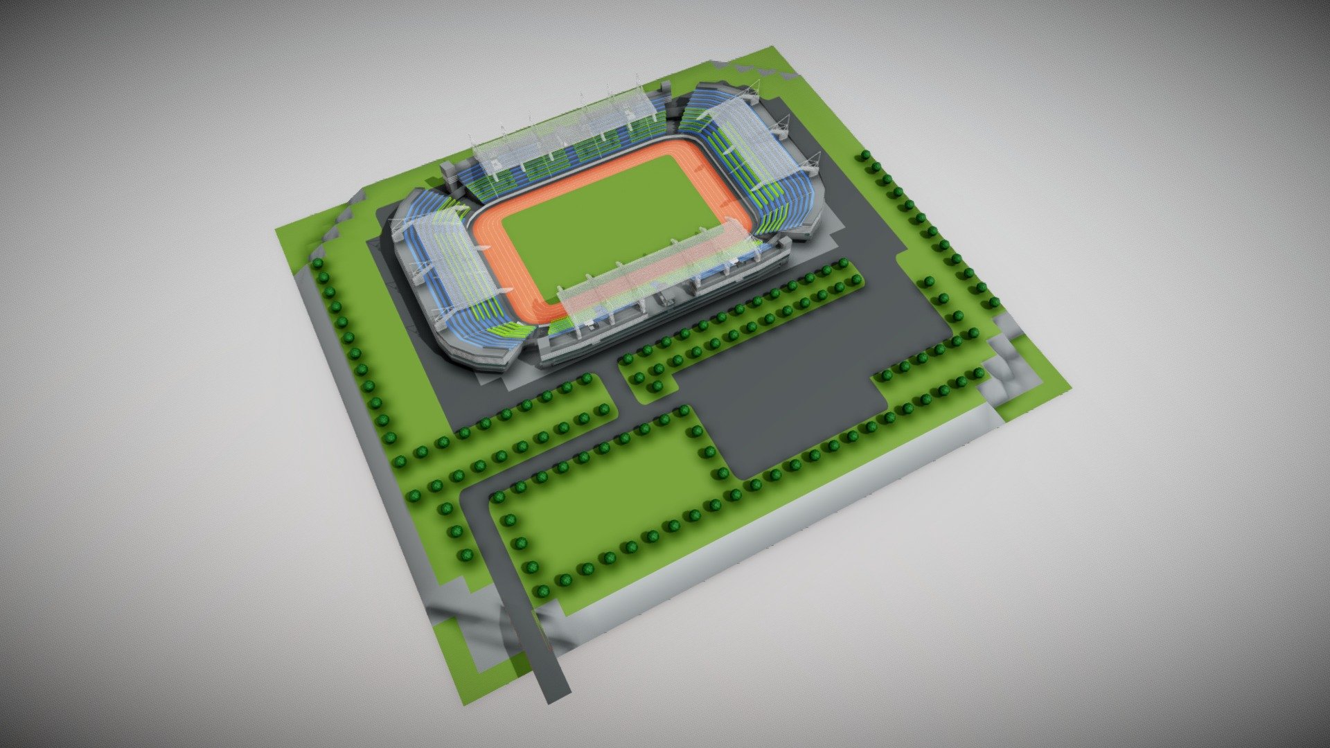 Stadium Venue - Download Free 3D model by VertaScan [09396ee] - Sketchfab