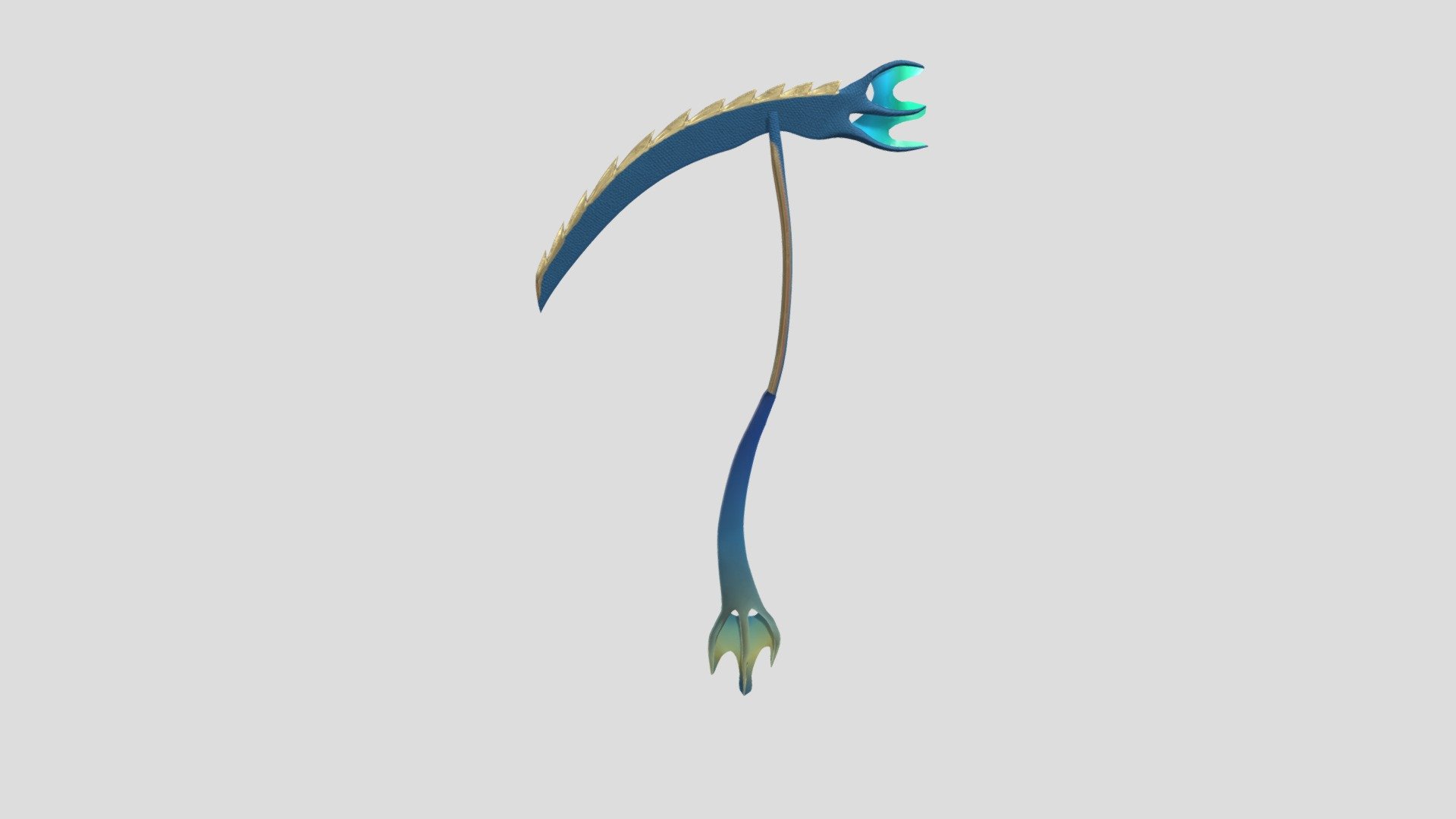Water Dragon Scythe - 3D model by Scorange3D [093a075] - Sketchfab