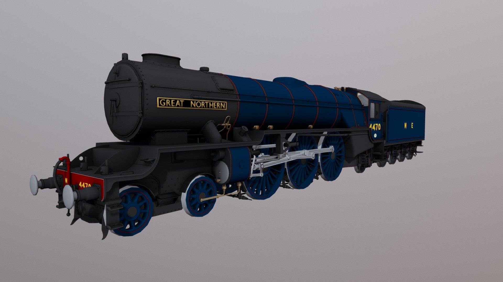 LNER A1/1 'Great Northern' - 3D model by Cameron Scott (@CameronScott) [093b259] - Sketchfab