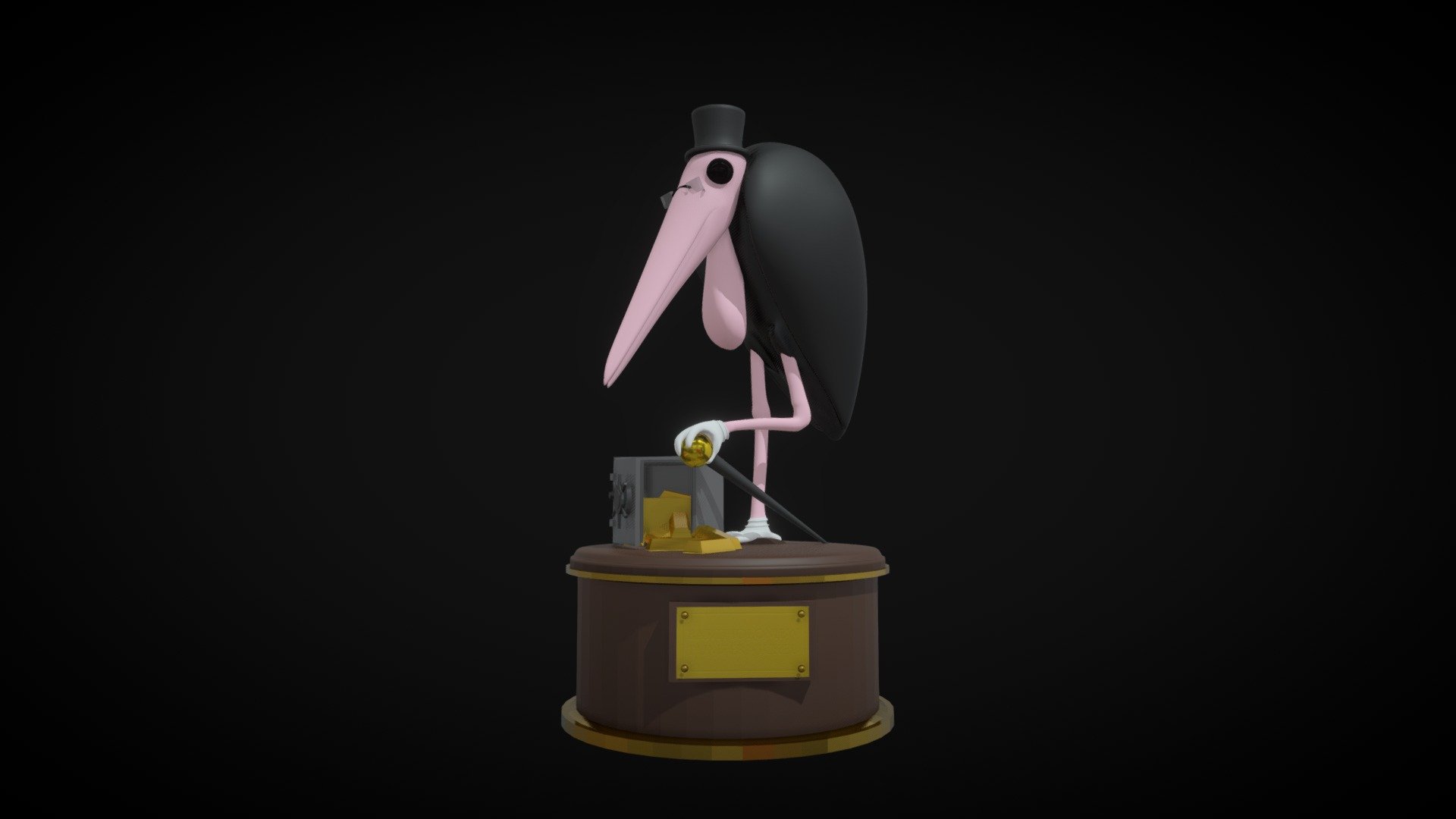 The marabou - Download Free 3D model by strikkess [093b90f] - Sketchfab