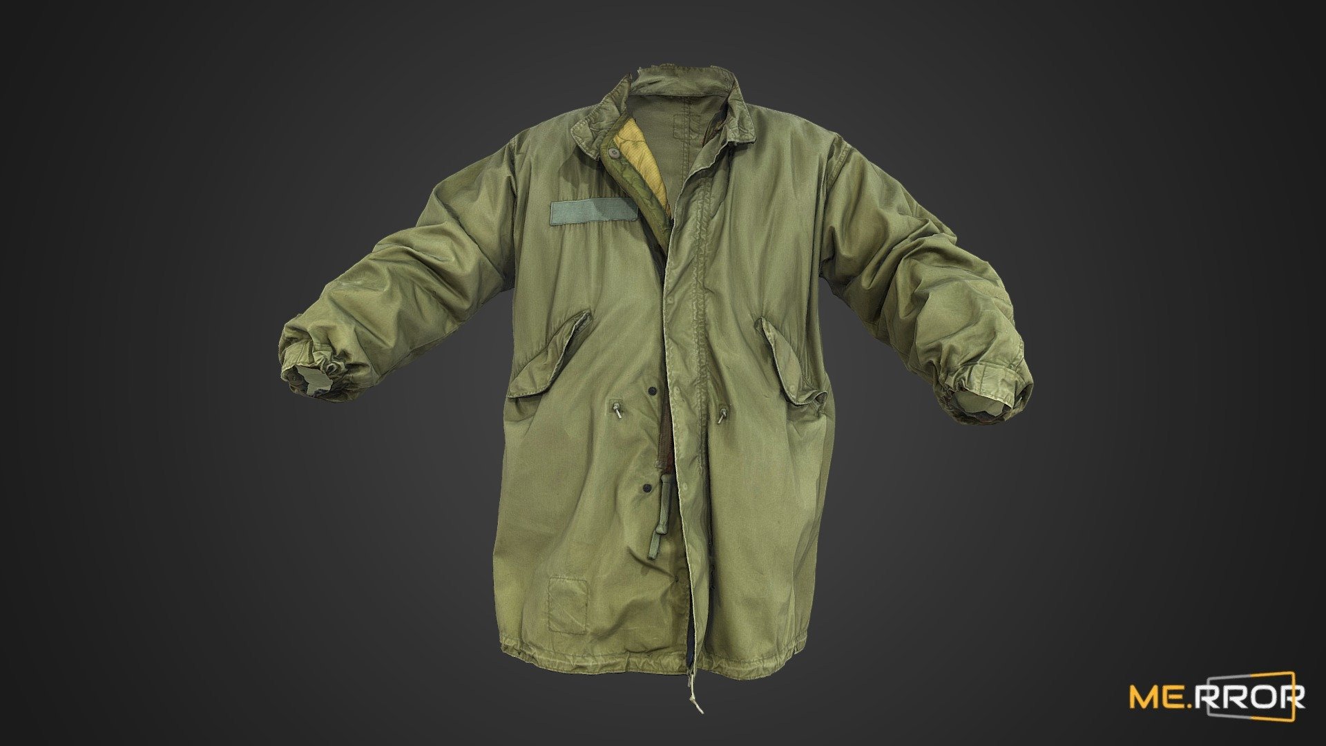 Khaki Field Jacket - Buy Royalty Free 3D model by ME.RROR Studio ...