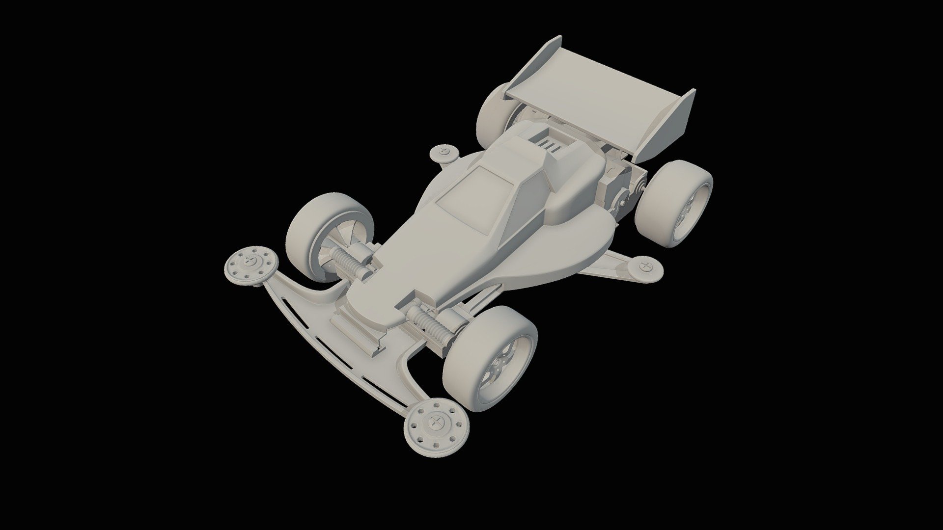 Mini 4WD Super1 Chassis - Download Free 3D model by nickqd [093d3f7 ...