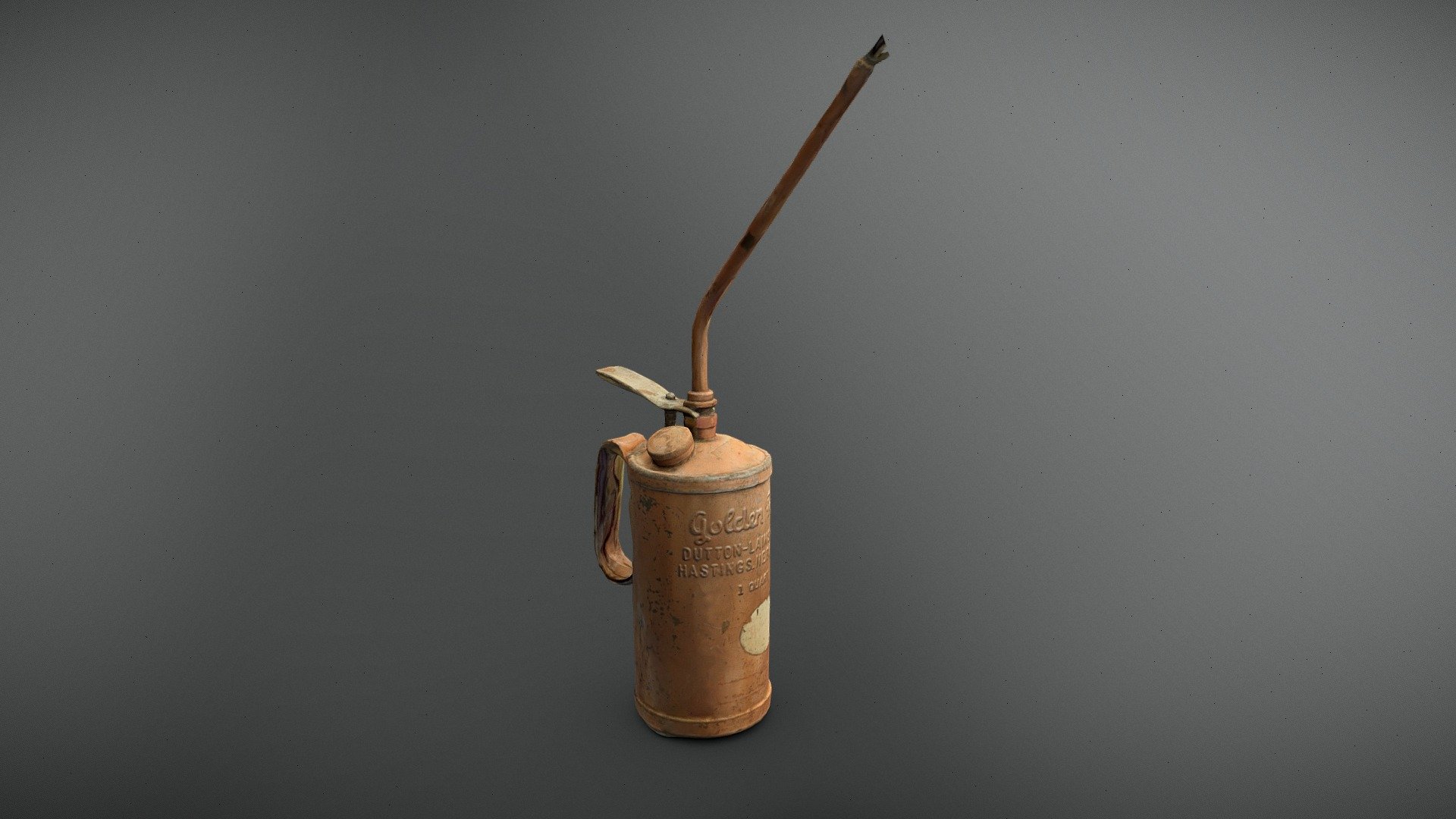 Golden Rod Oil Can Raw Scan - Download Free 3D model by Jordan F ...