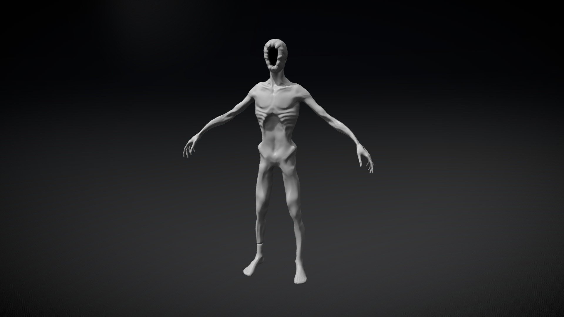 Faceless Monster - 3D model by mamu3dworks [093fad4] - Sketchfab