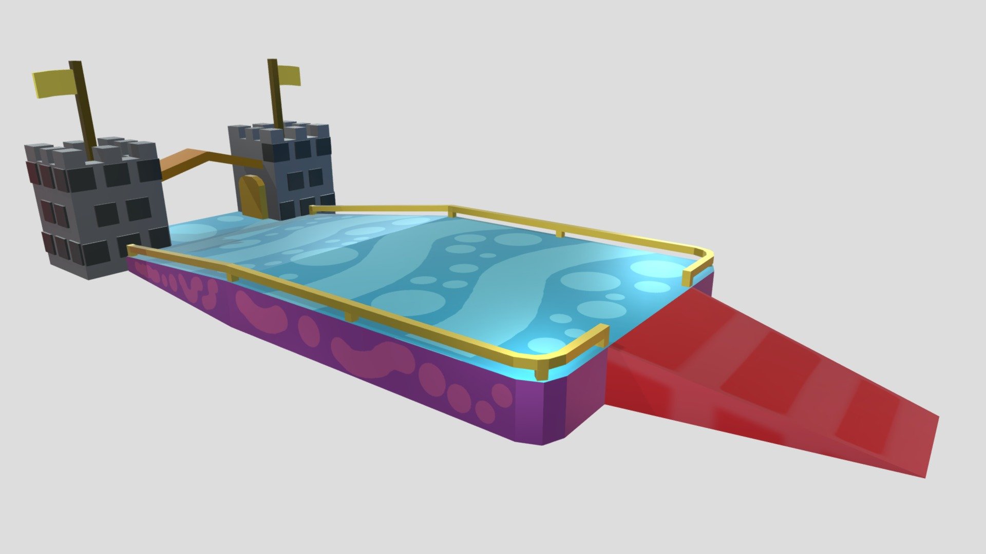 Ramp Bridges Game Ready Farming Simulator 22 - 3D model by farmerkun ...