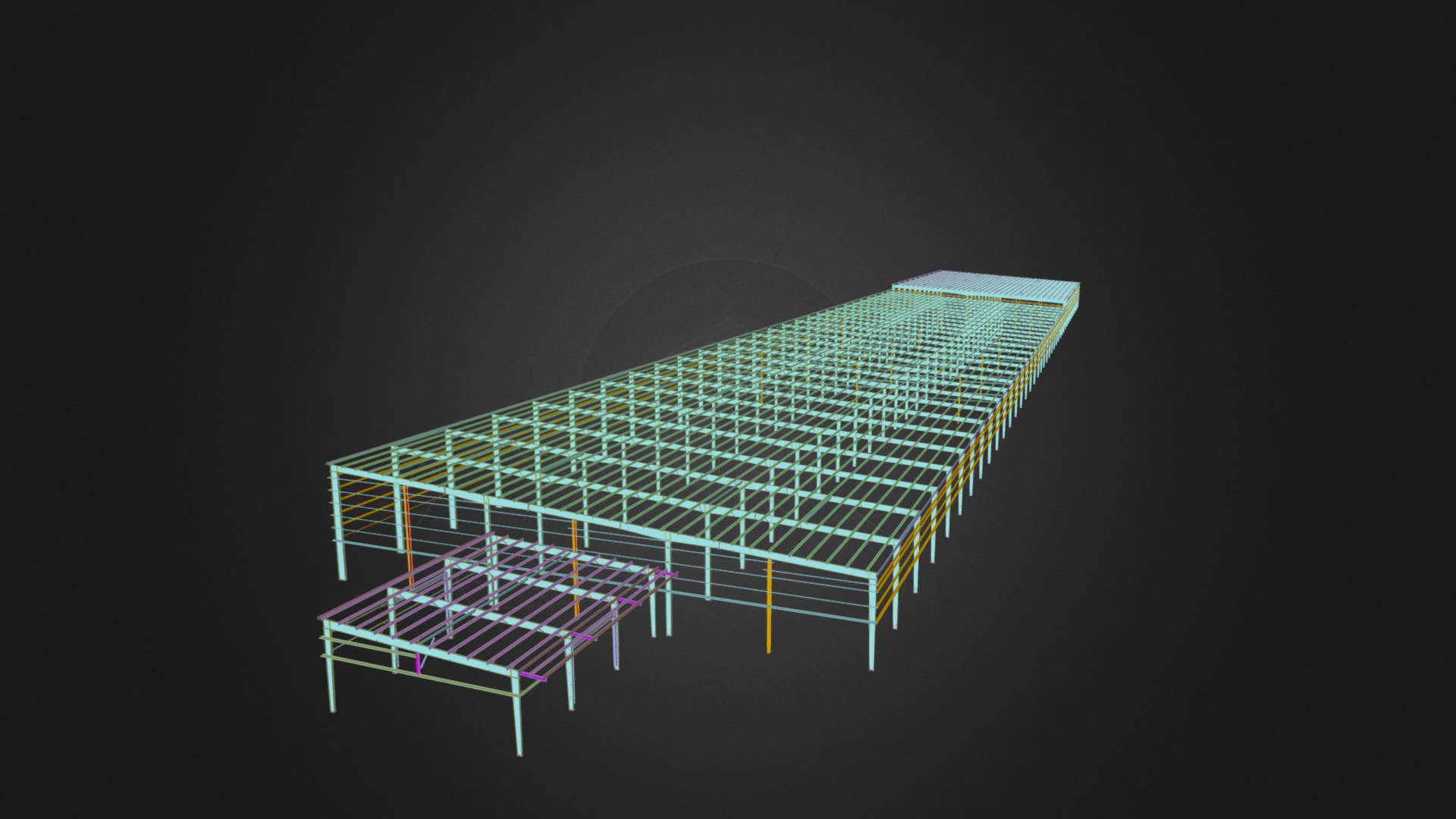 Project 5 - Steel Structure Shed - 3D model by Arslan Khan (@arslankhan ...