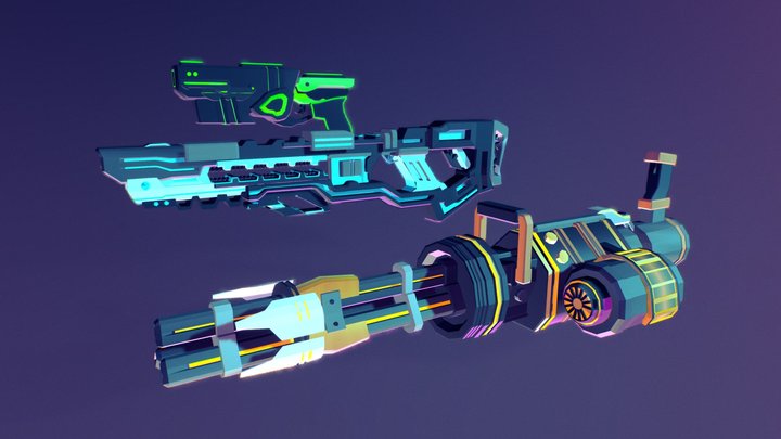 Railgun 3D models - Sketchfab