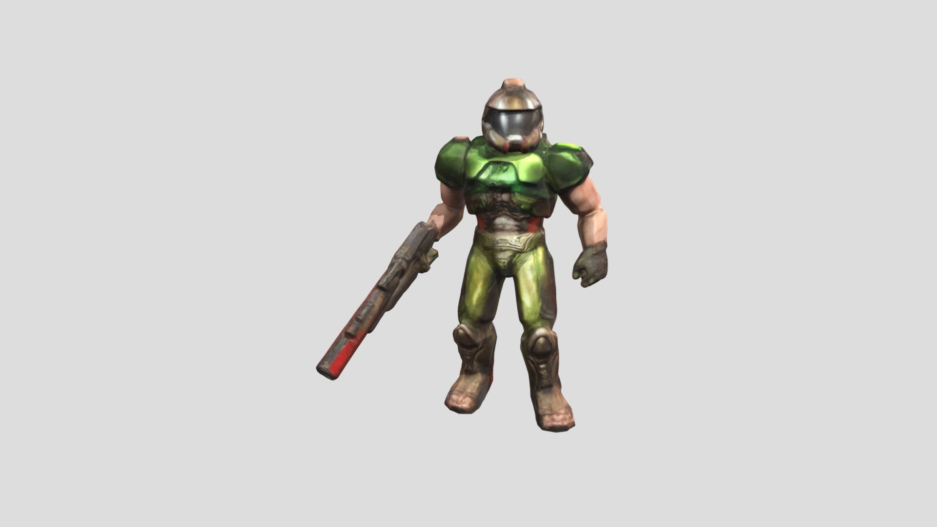 Doomguy Quake 3 (AI Generated) - Download Free 3D model by teddyleeg [09416fa] - Sketchfab