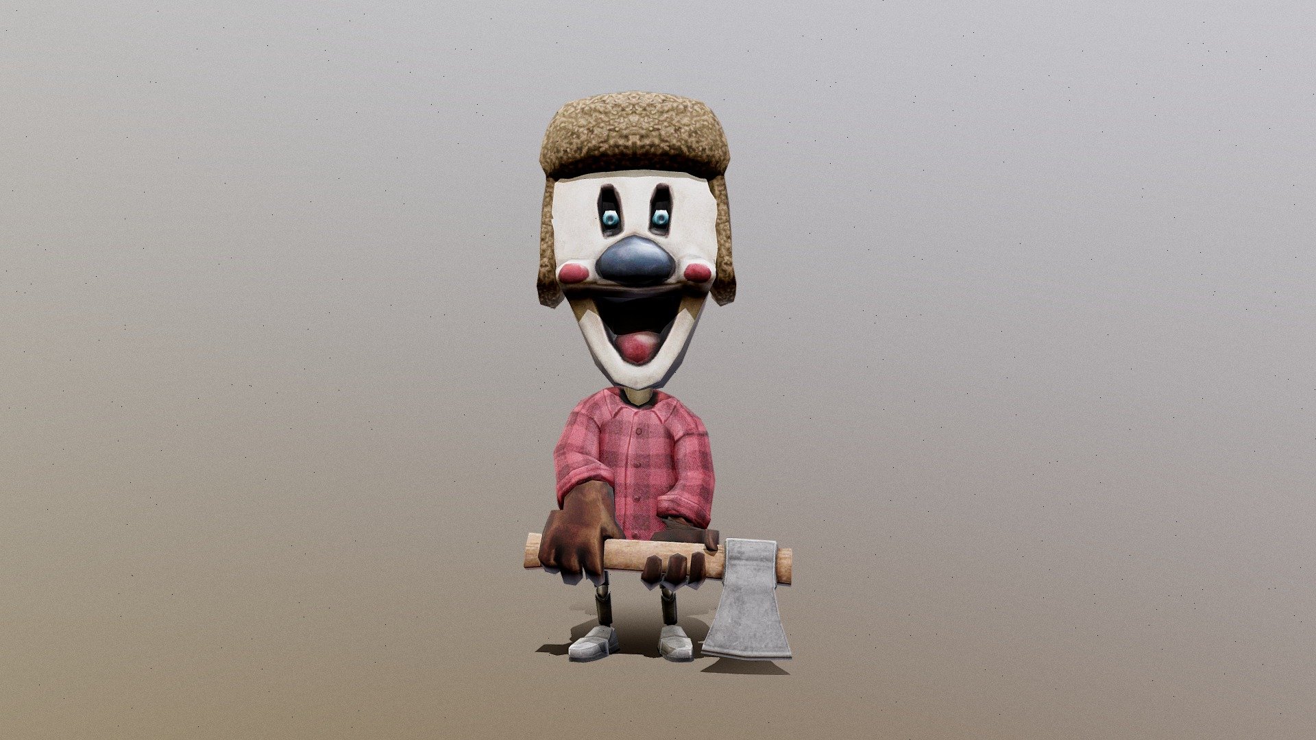 Ice Scream 8_ANM_MiniRodLumberjack - 3D model by Ten Game Society ...