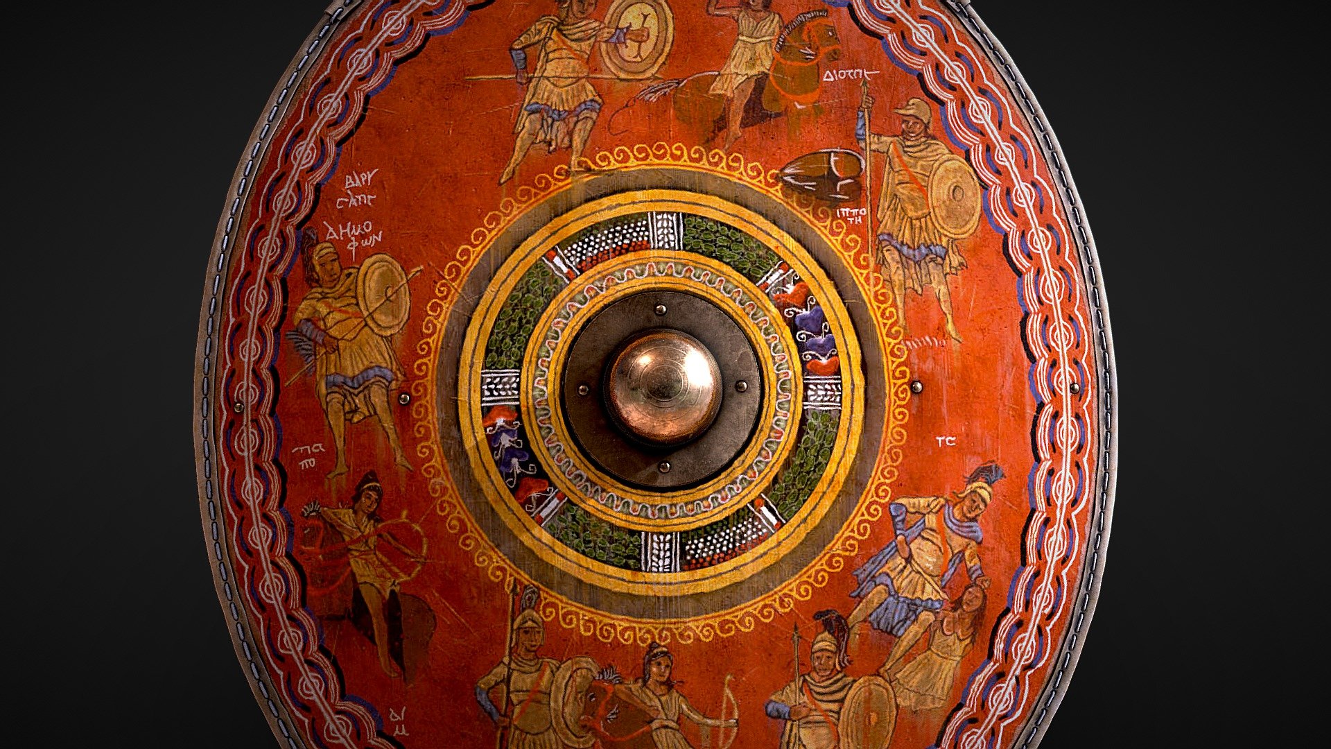 Dura Europos Amazon Shield - 3D model by Béla Csampai (@belacsampai ...