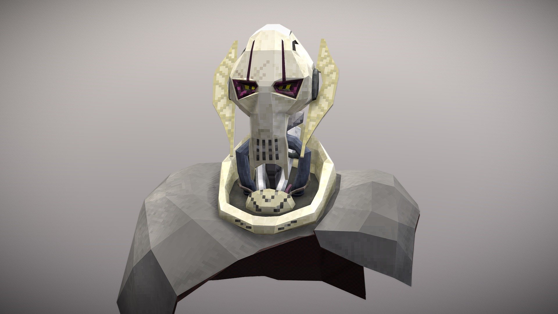 Low-Poly General Grievous - 3D model by JotaO [0946893] - Sketchfab