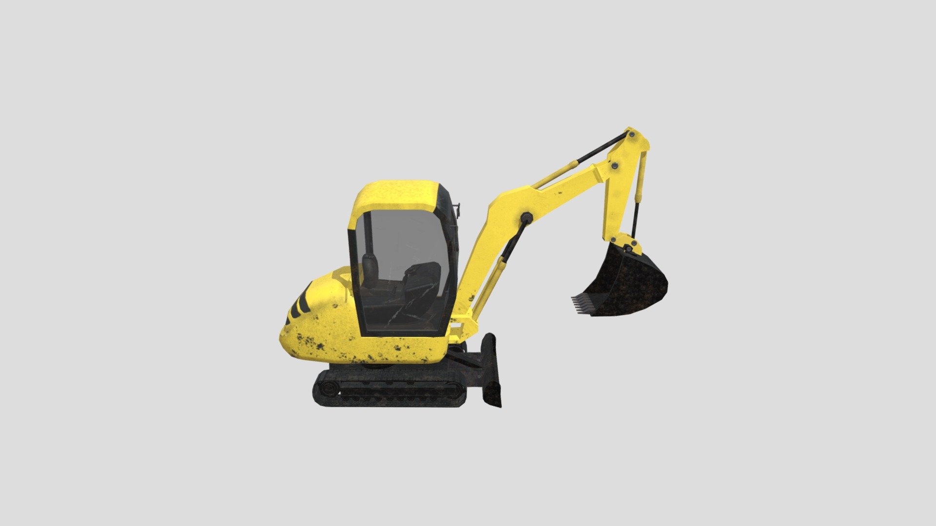 1.5T Mini Excavator - Buy Royalty Free 3D model by MXR (@MXR.ai ...