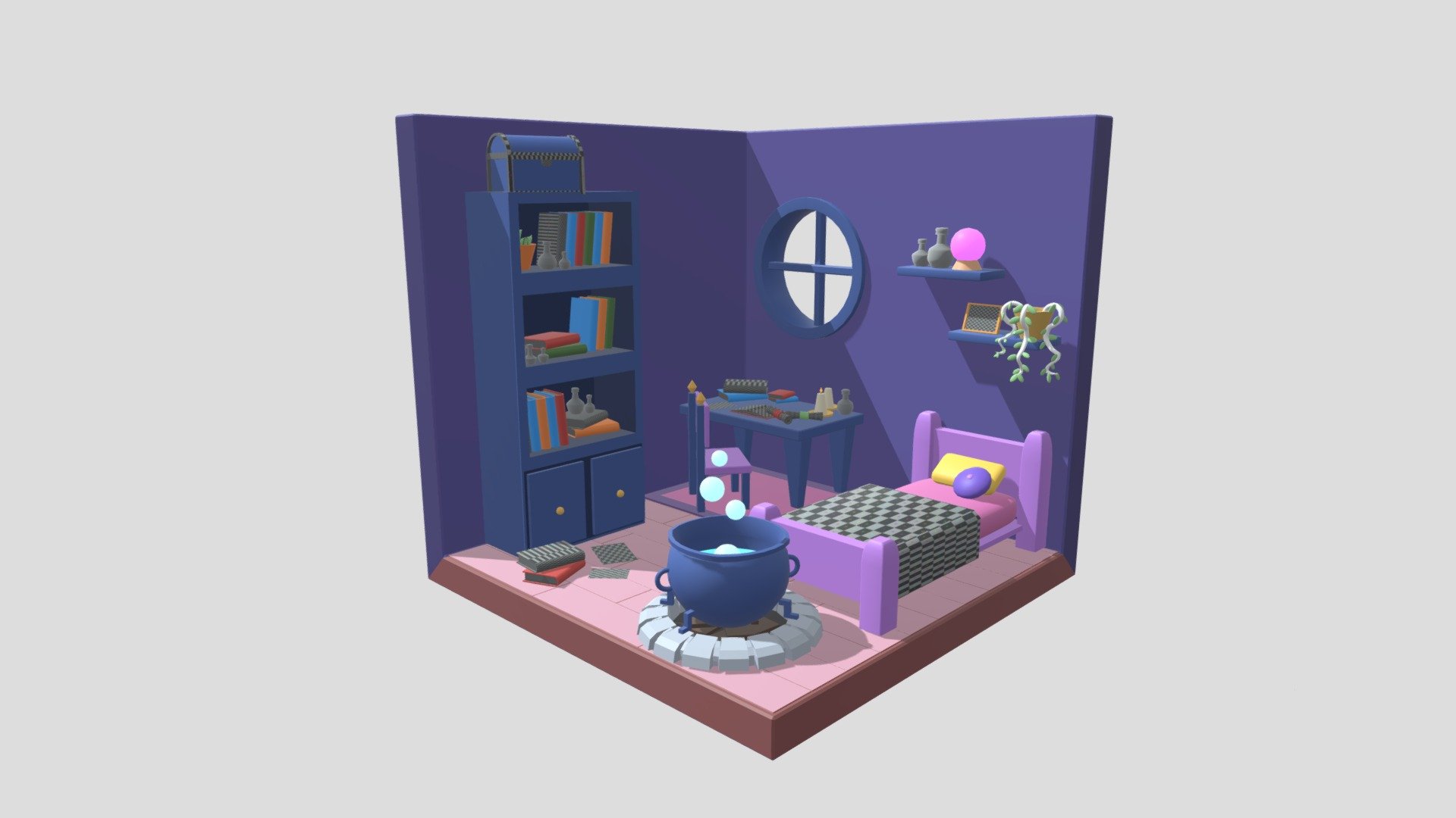 roomy - 3D model by Bishiichan [094b397] - Sketchfab