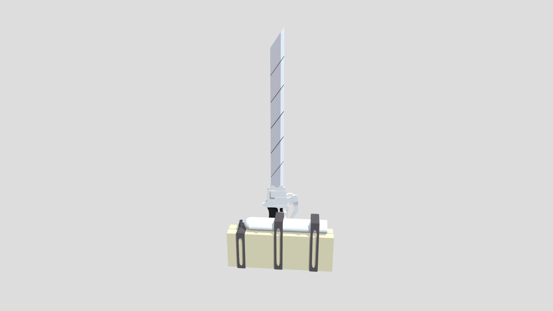 Attack On Titan ODM gear low poly - Download Free 3D model by Patrush ...