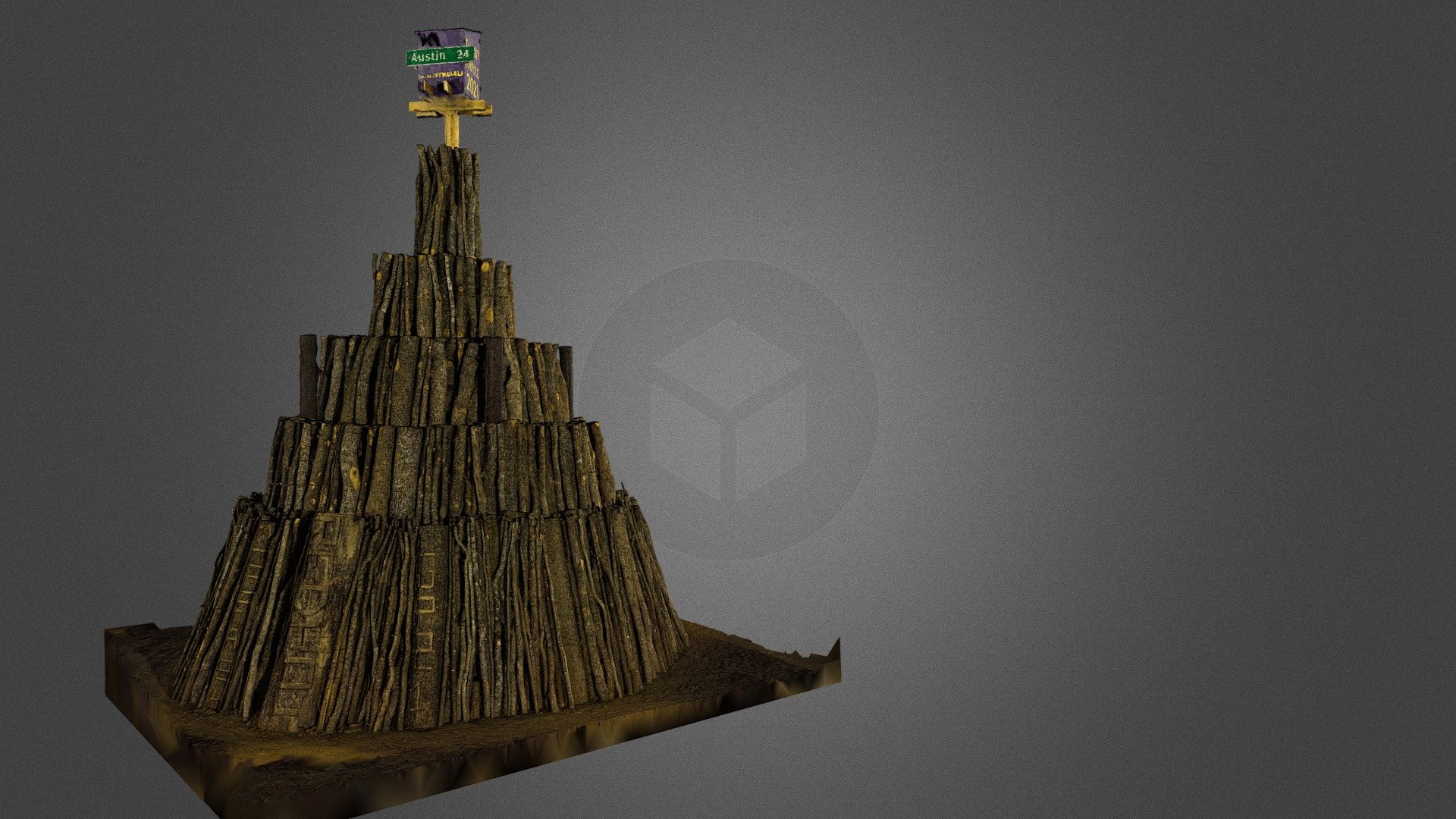 2021 Aggie Bonfire - Download Free 3D model by Geology Field School ...