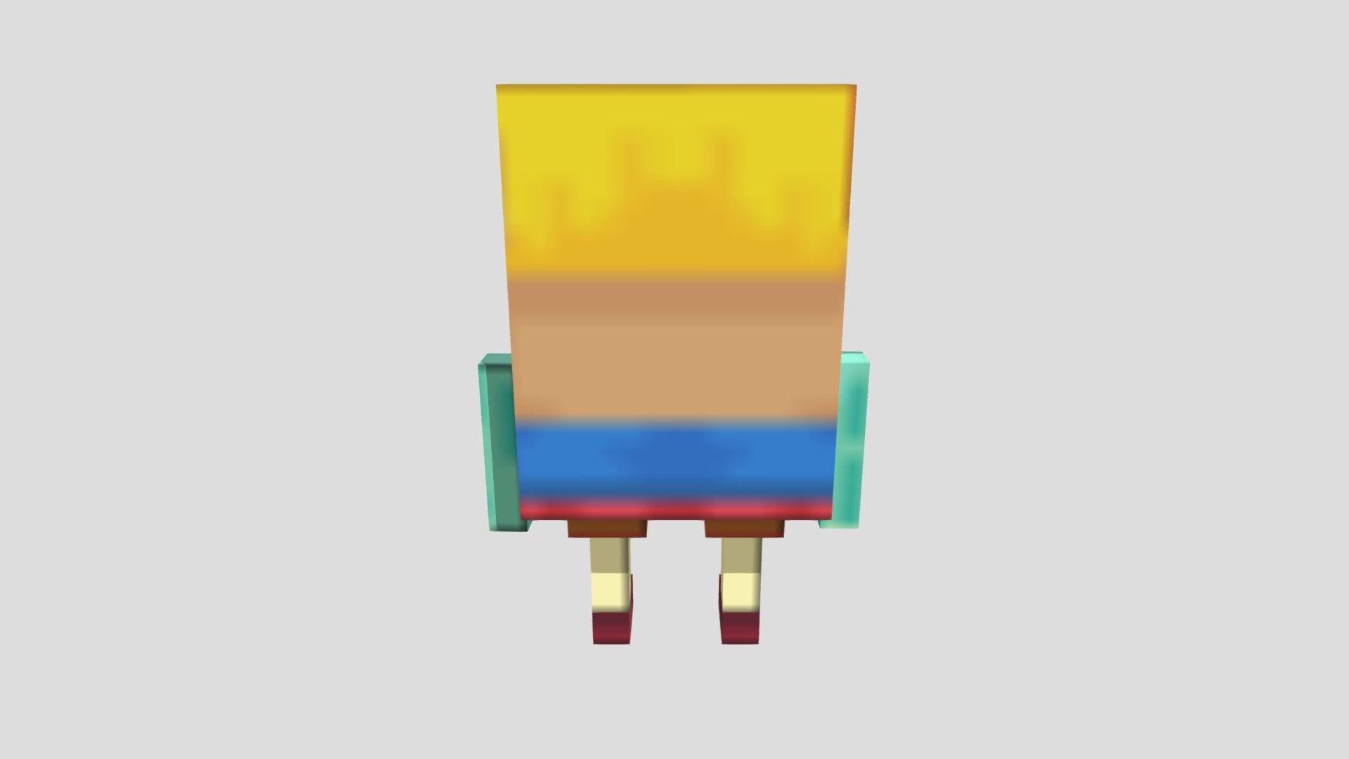 Cursed Spongebob Puff (minecraft DLC) - Download Free 3D model by ...