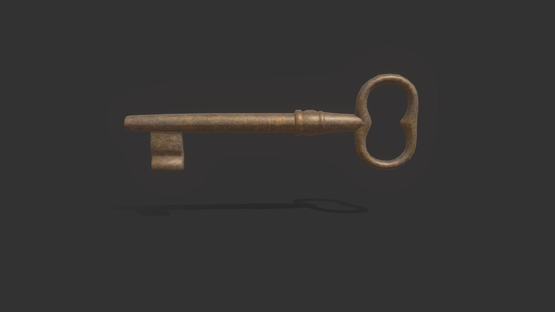 Simple metal key - Download Free 3D model by Herrah [094cd4d] - Sketchfab