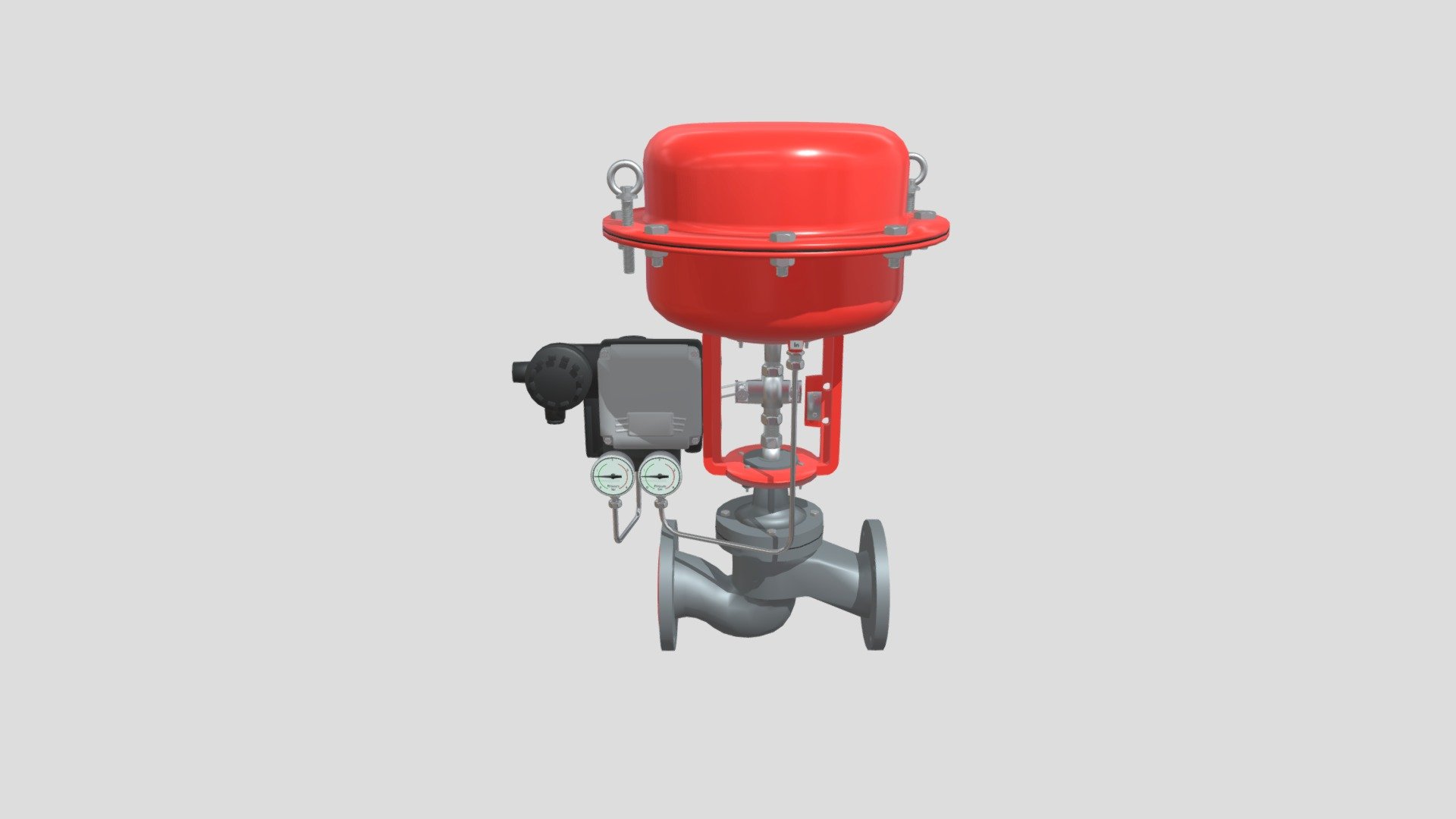 Pneumatic Air Pressure Control Valve - 3D model by vjkarthickraj ...