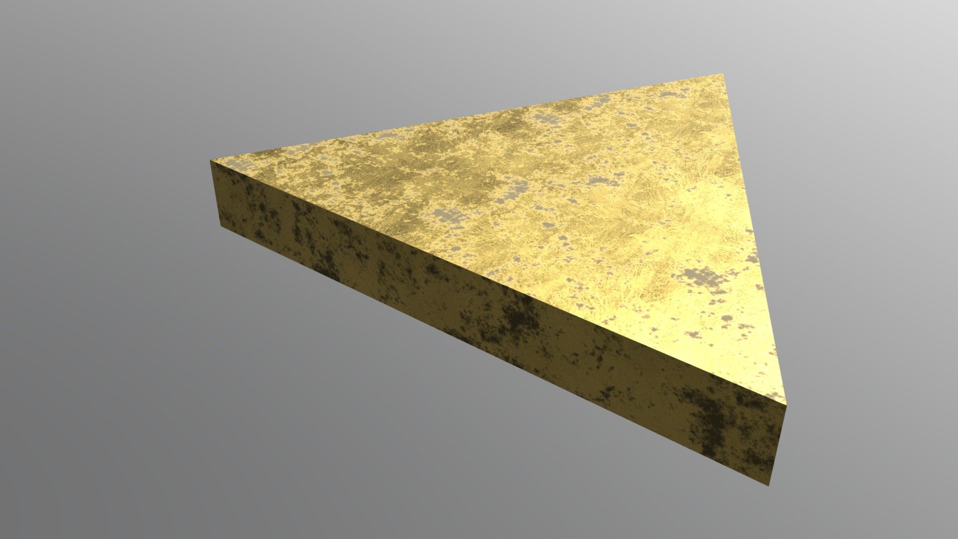 Triangle - Moldy Gold - 3D model by Kugatsu Tsukai 3D Model Hub ...