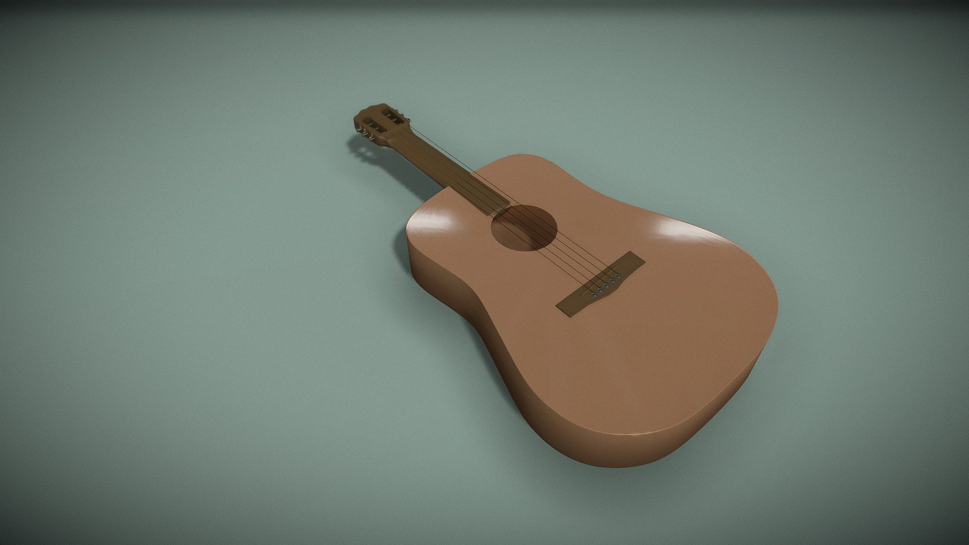 Guitar - 3D model by Cecca Studios (@ceccastudios) [095003f] - Sketchfab