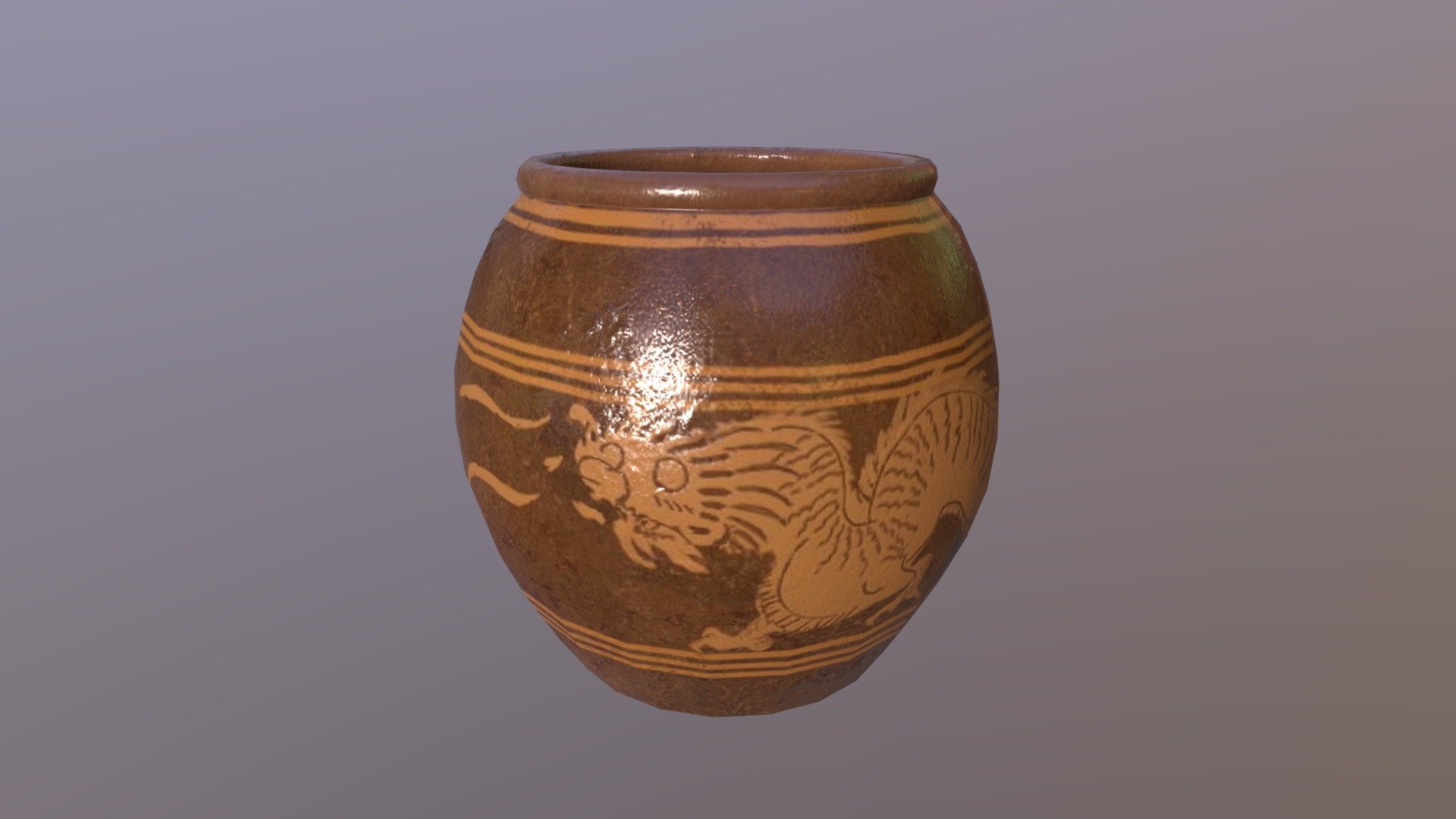 pottery jar - 3D model by Resent [0950394] - Sketchfab