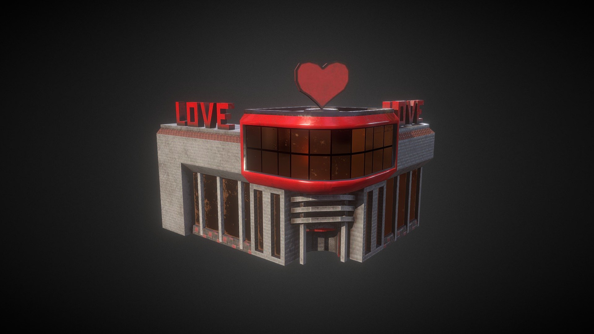 Night strip club [Cities: Skylines] - 3D model by Shapernode [0950e68] - Sketchfab