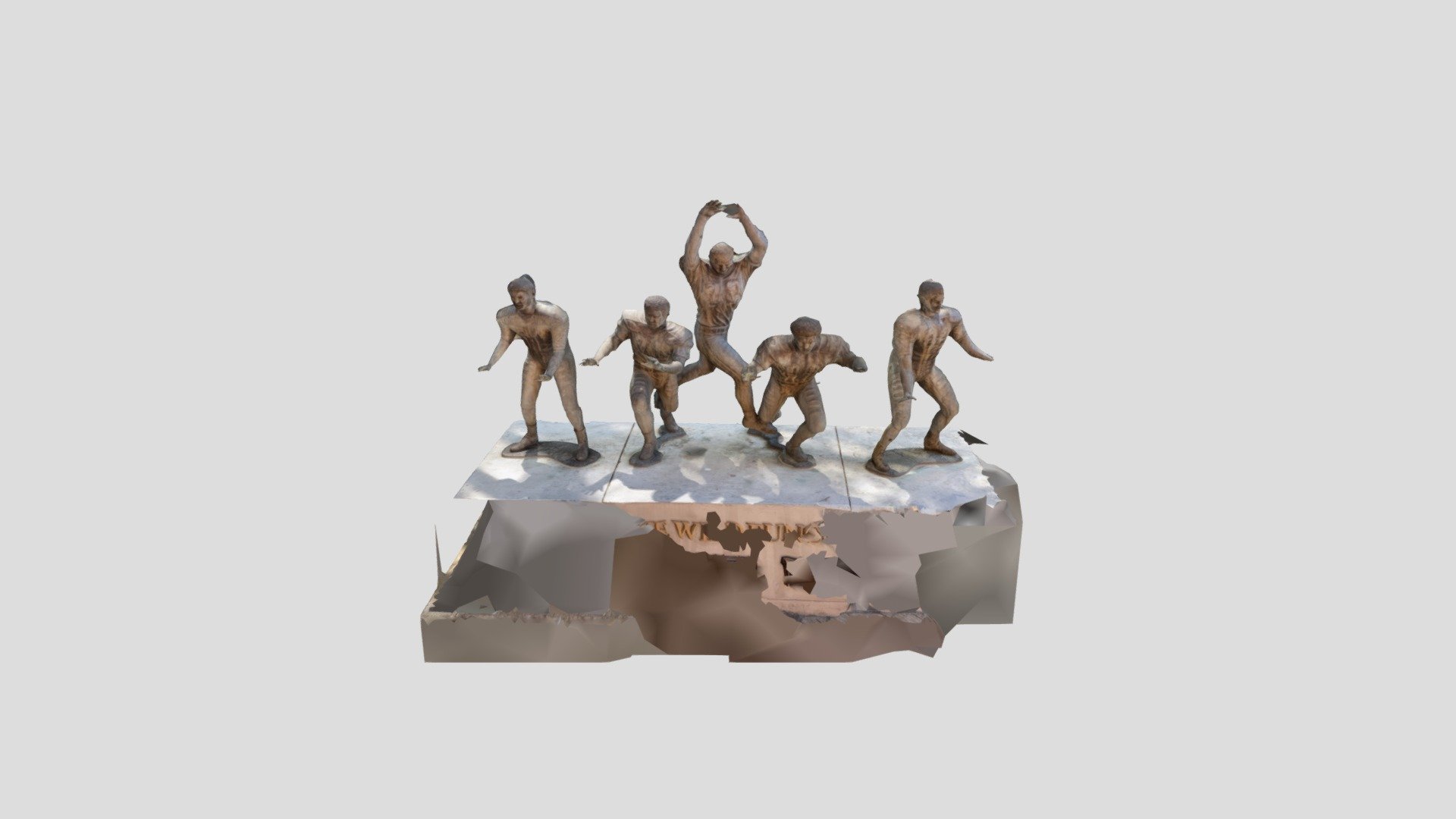 Football Statue - Download Free 3D model by jbisase [095229d] - Sketchfab