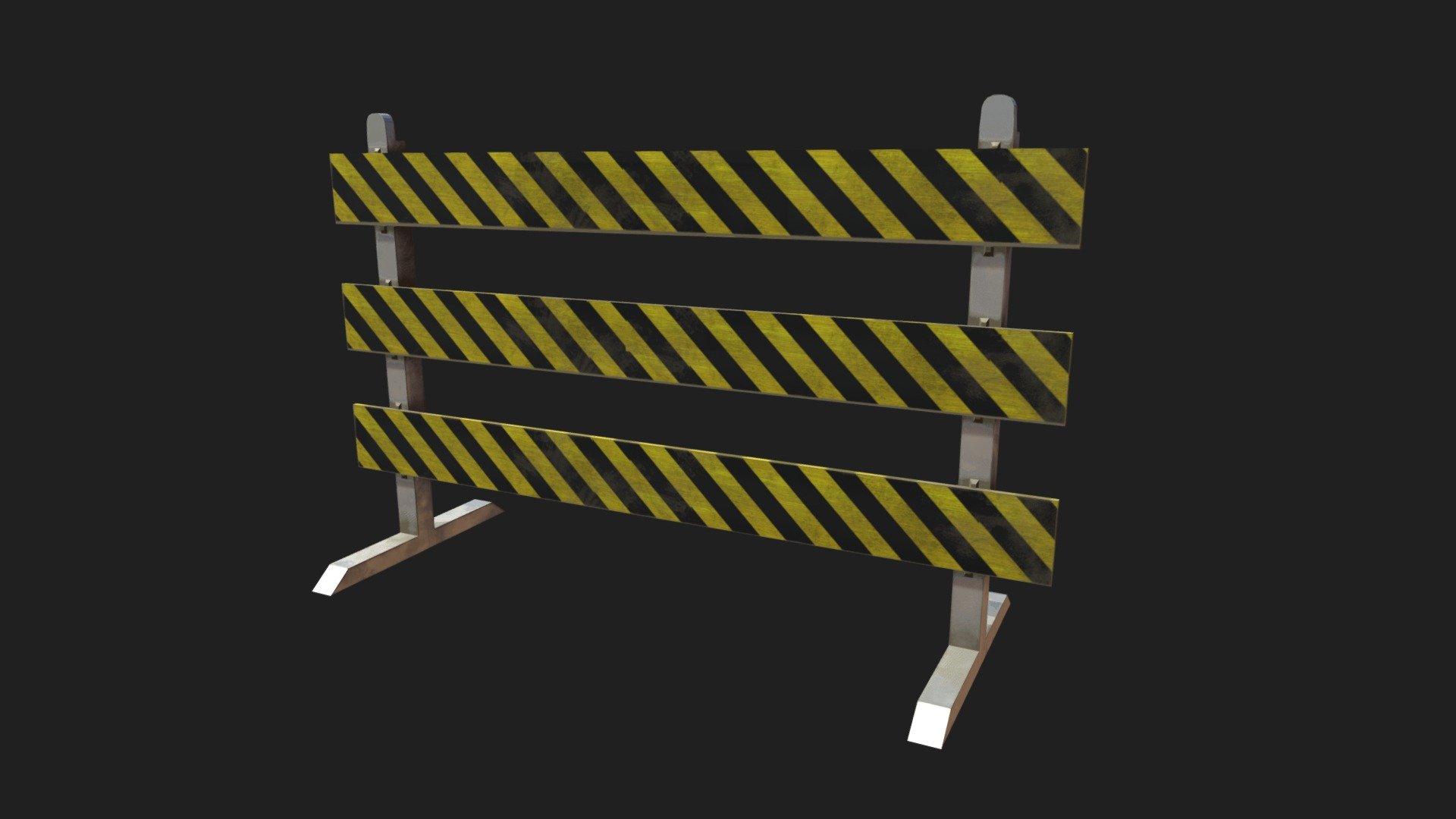 Roadblock - 3D model by Karolline Mac (@karollinemac) [09533cc] - Sketchfab
