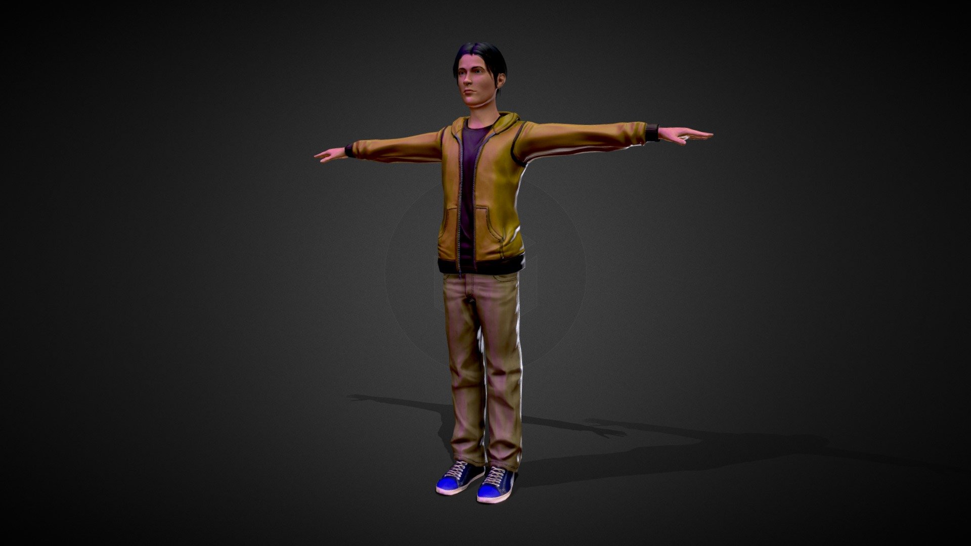 young character - human riged model - Buy Royalty Free 3D model by Kasit Studio (@kasit ...